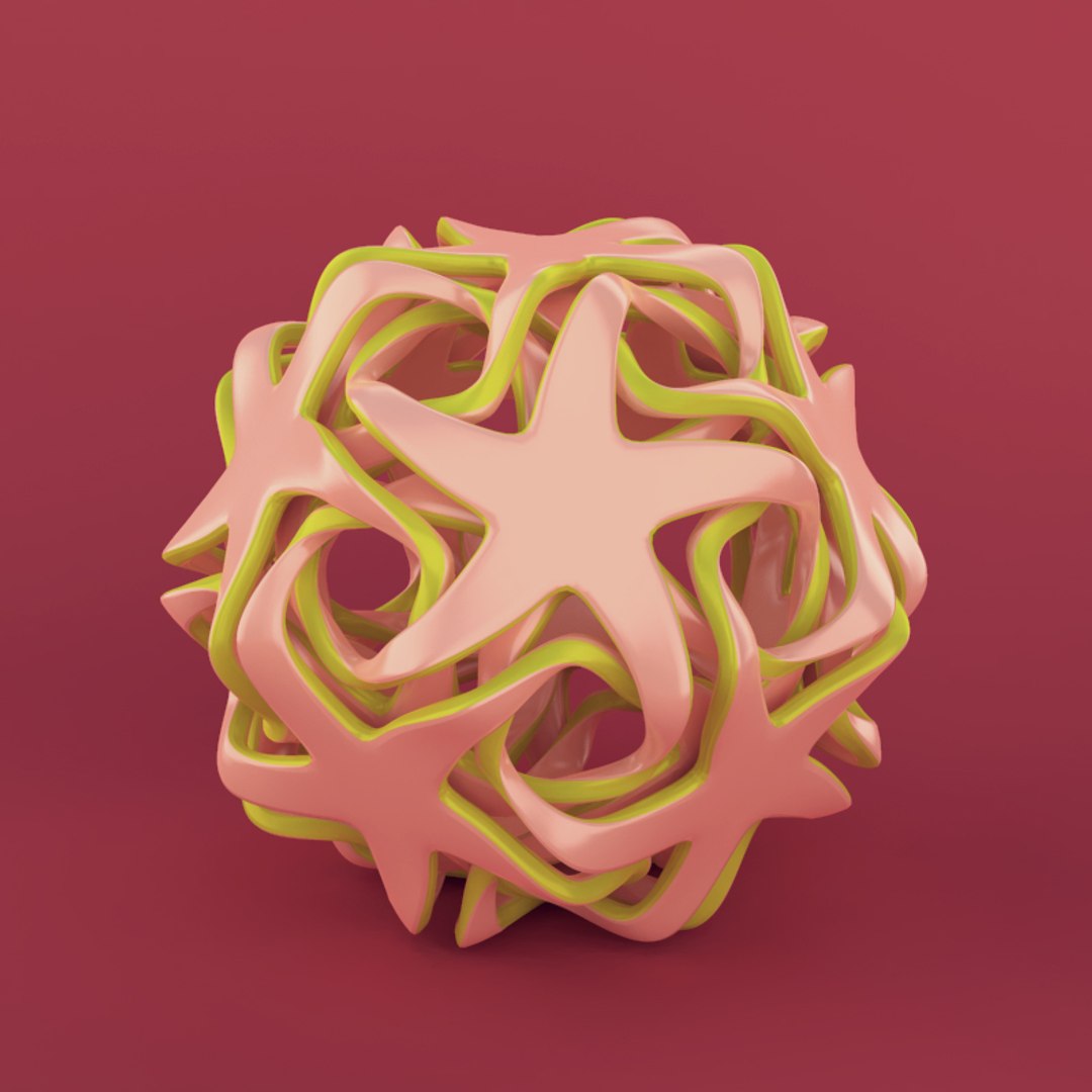 Dodecahedron abstract model - TurboSquid 1636173