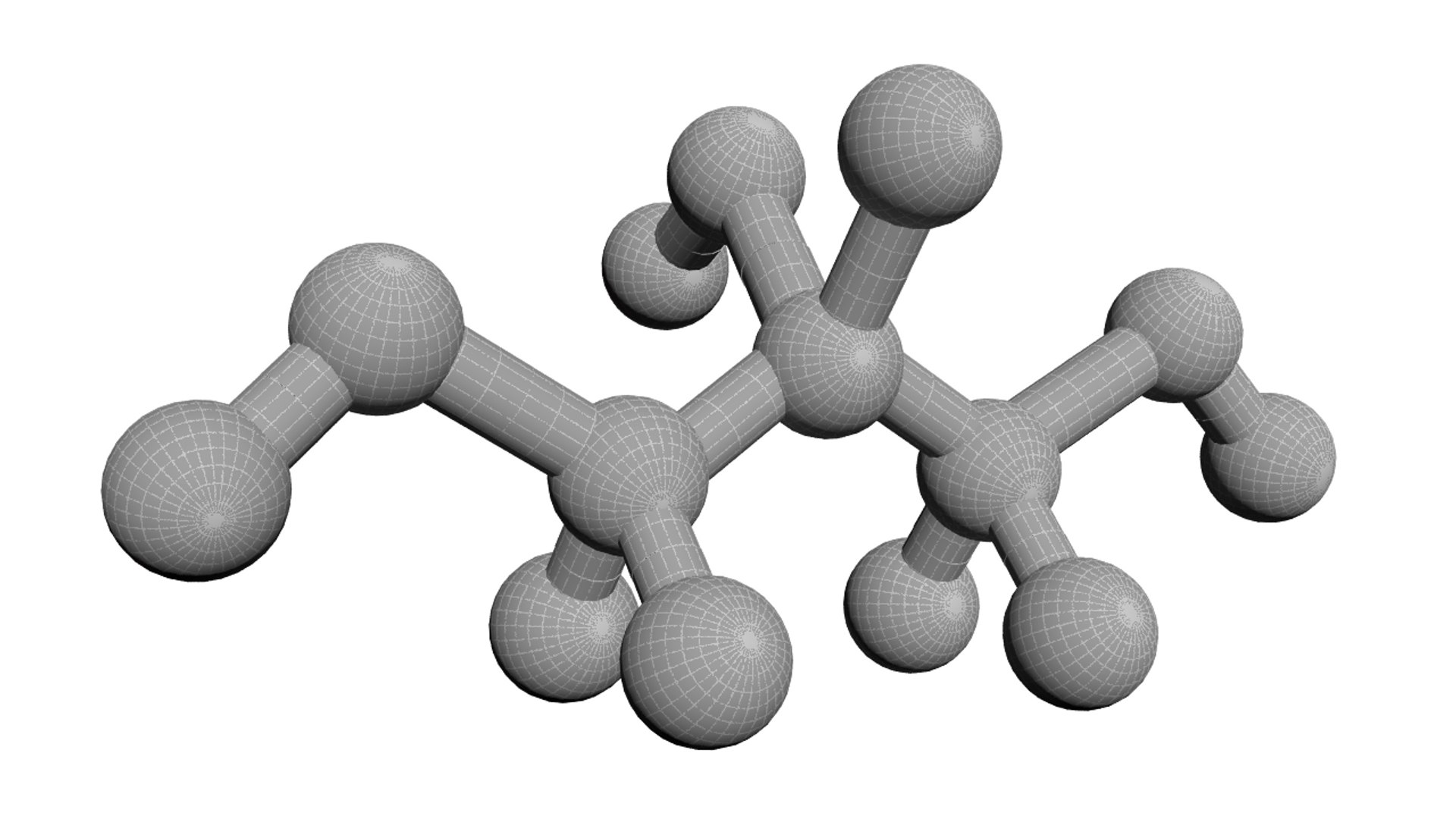 3D C3h8o3 Molecule Glycerin Model - TurboSquid 1424503