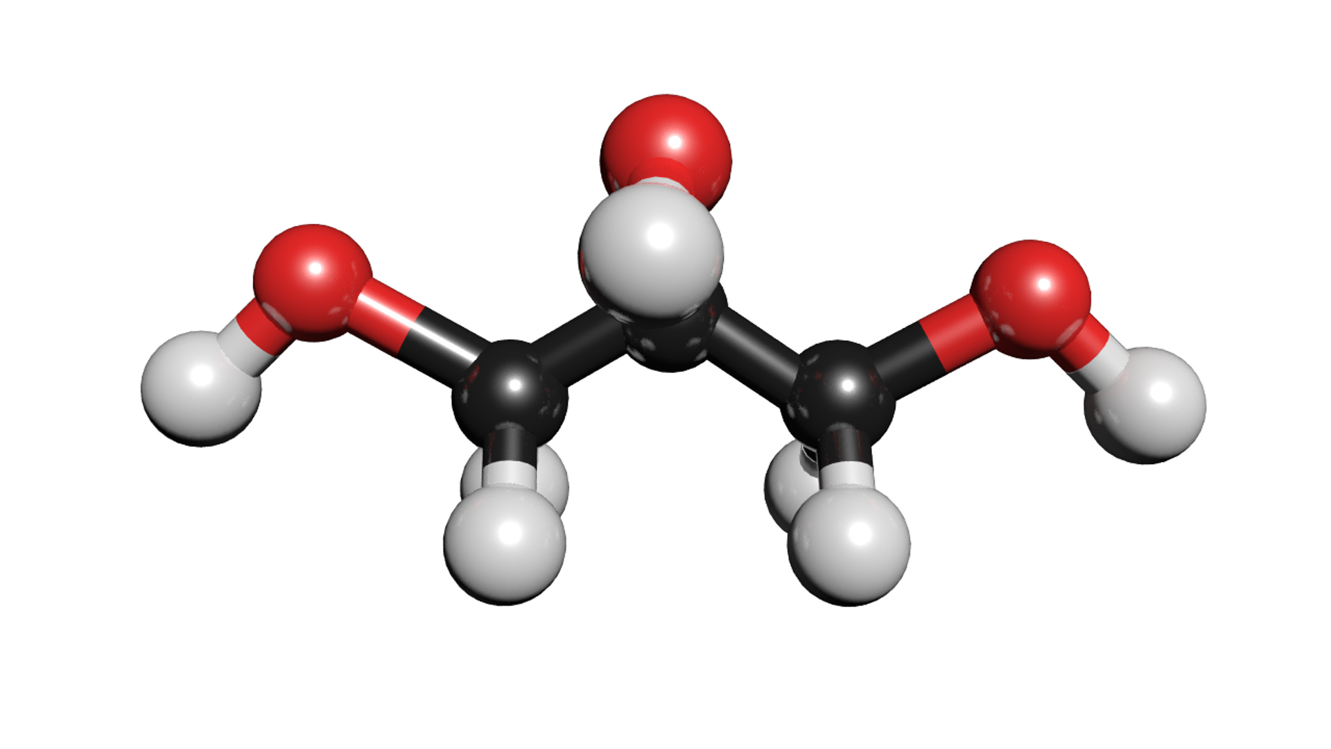 3D C3h8o3 Molecule Glycerin Model - TurboSquid 1424503