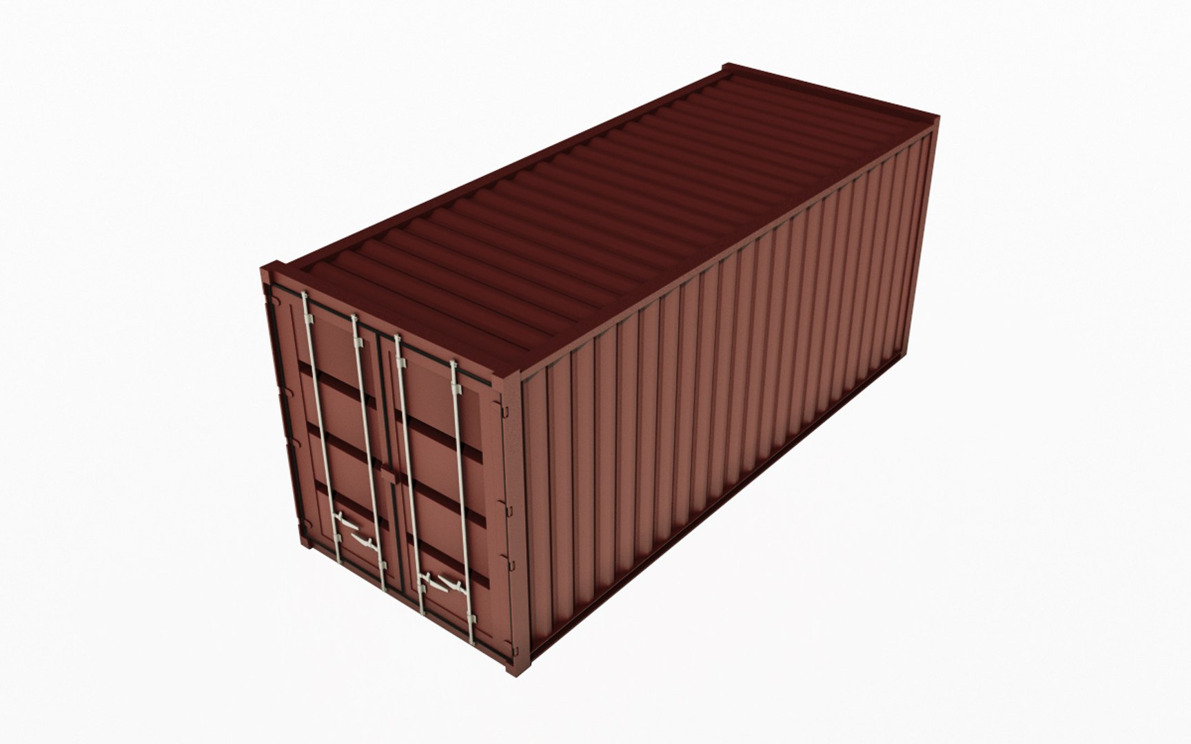 3d container iso model