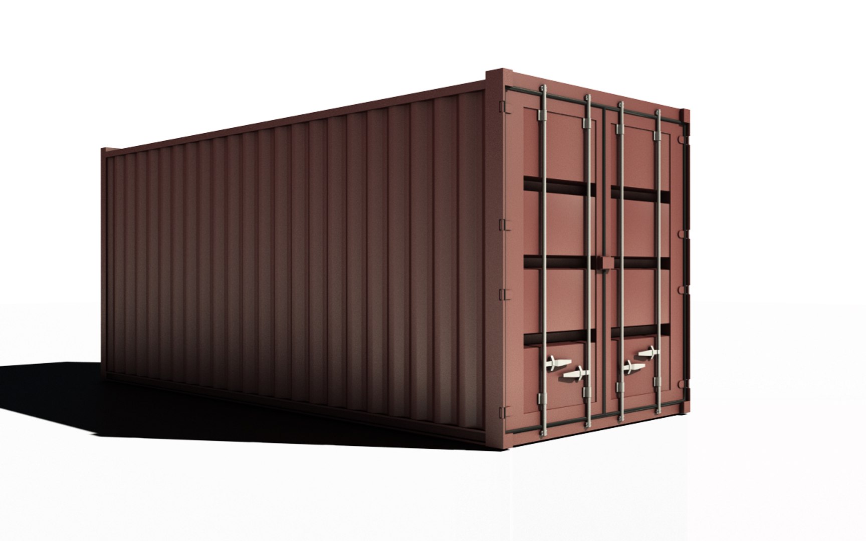 3d container iso model
