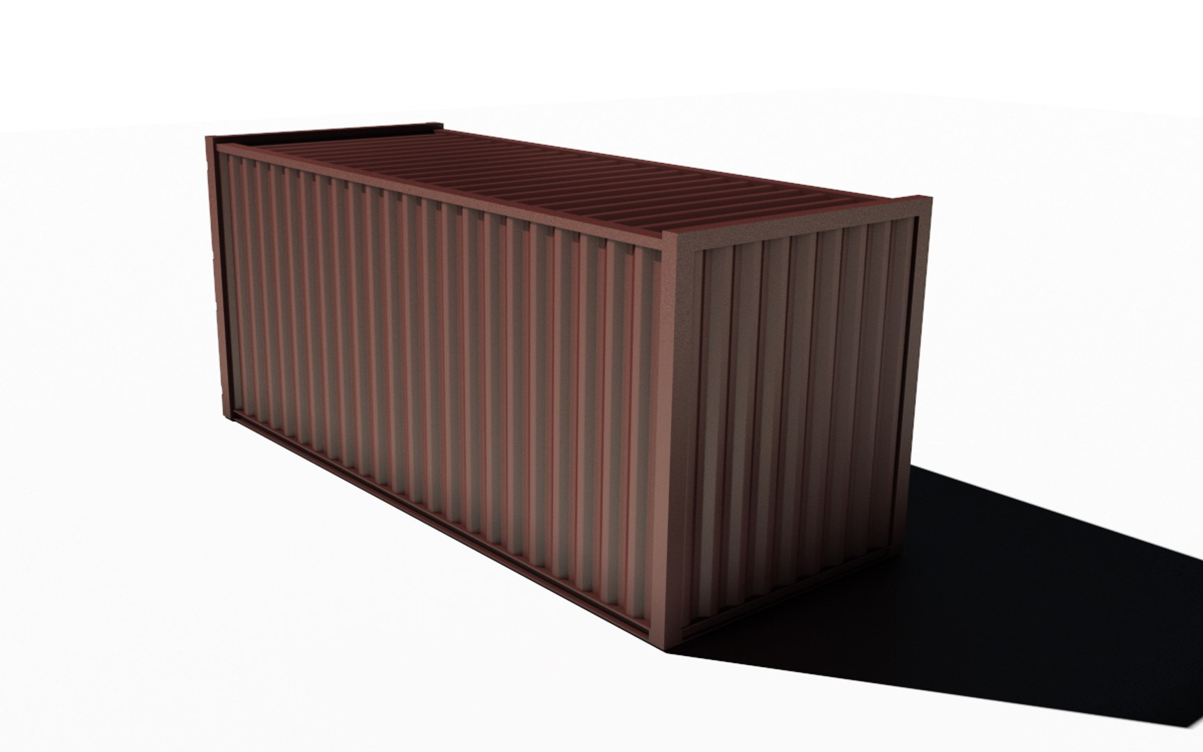 3d container iso model