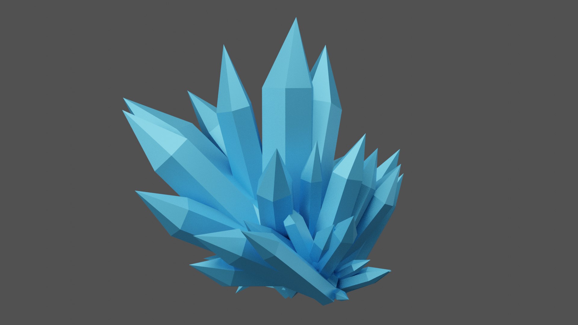 Blue Crystals 3D Model - TurboSquid 2030367