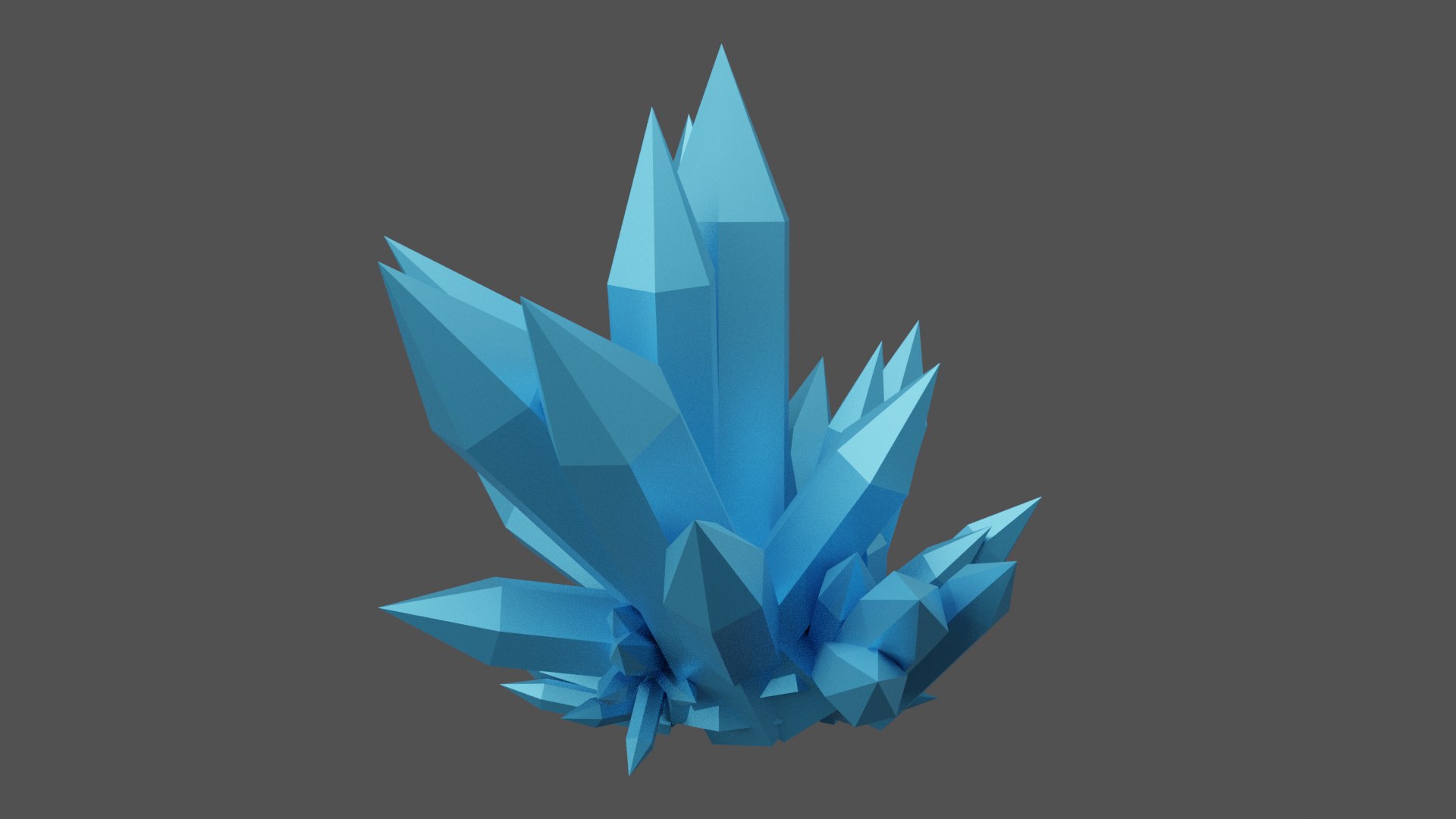 Blue Crystals 3D Model - TurboSquid 2030367