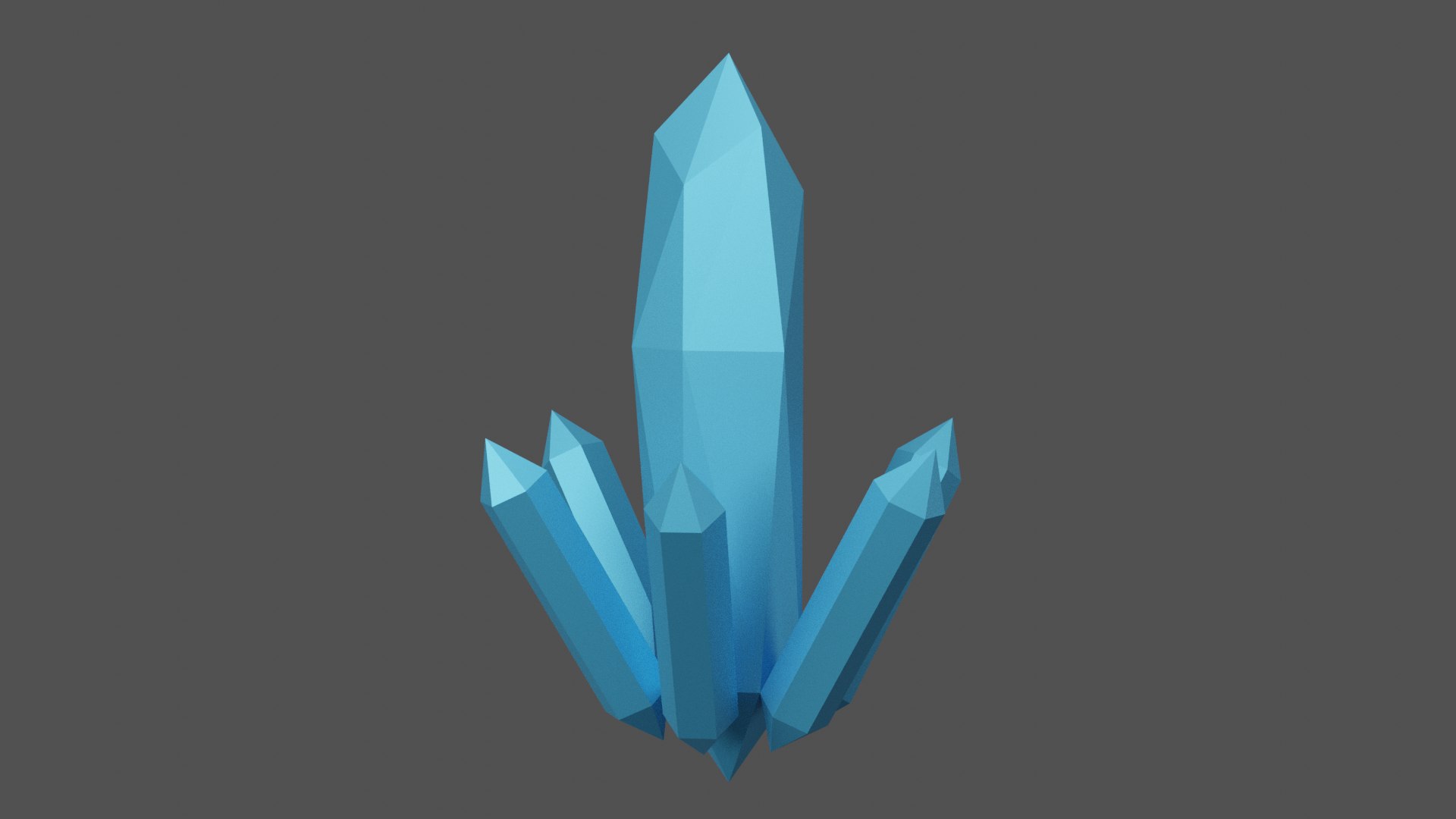 Blue Crystals 3D Model - TurboSquid 2030367