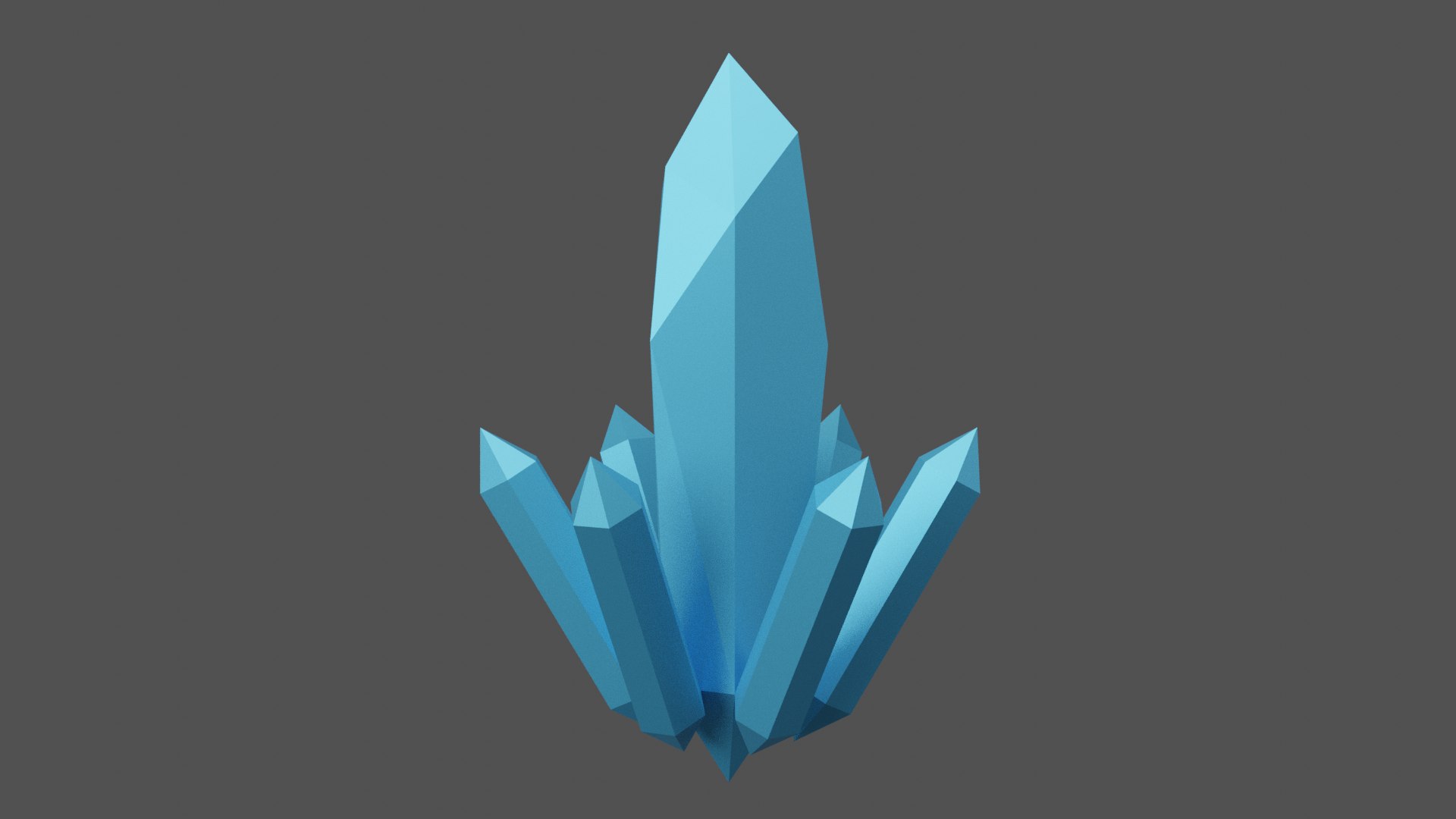 Blue Crystals 3D Model - TurboSquid 2030367