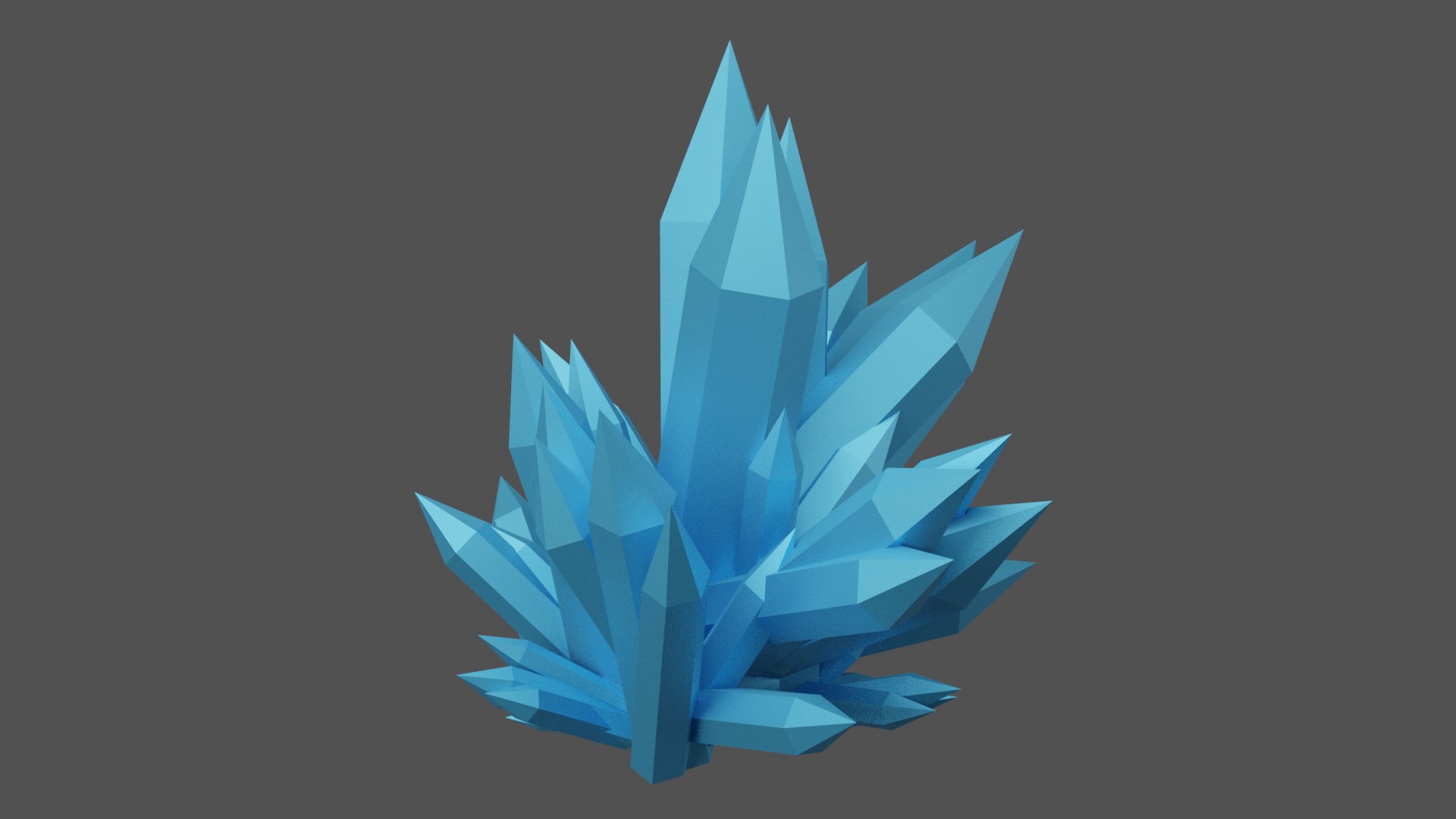 Blue Crystals 3D Model - TurboSquid 2030367