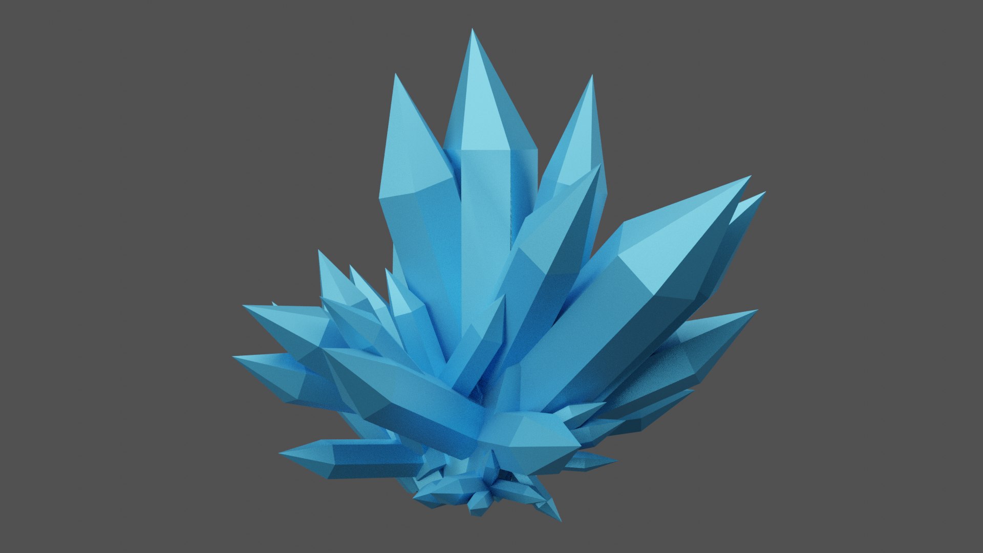 Blue Crystals 3D Model - TurboSquid 2030367
