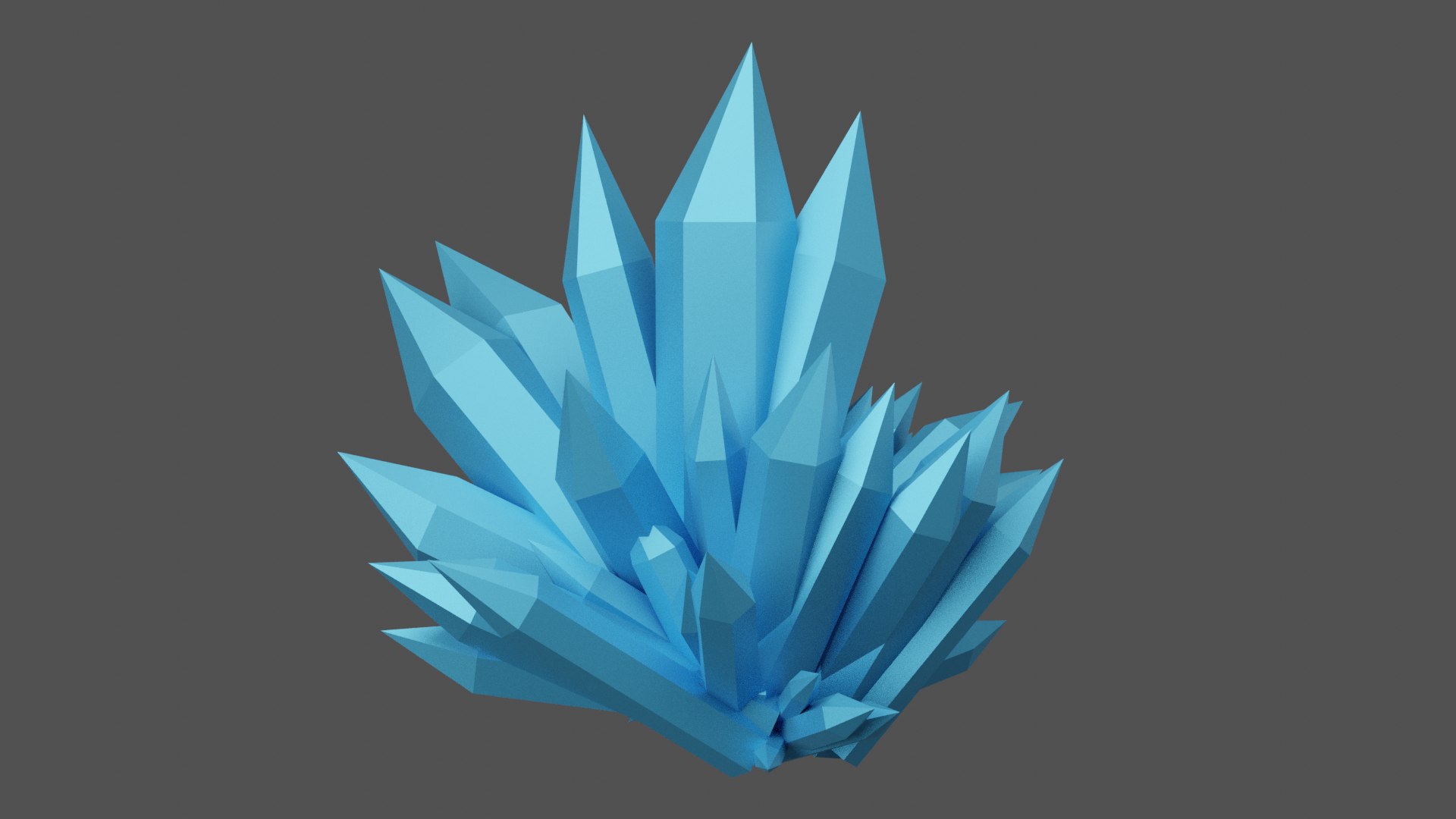 Blue Crystals 3D Model - TurboSquid 2030367
