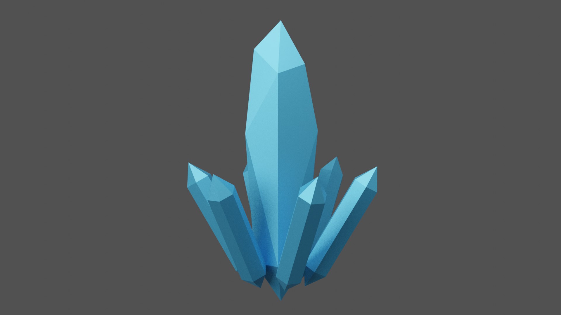 Blue Crystals 3D Model - TurboSquid 2030367