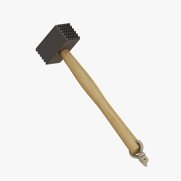 3D meat hammer iron - TurboSquid 1668439