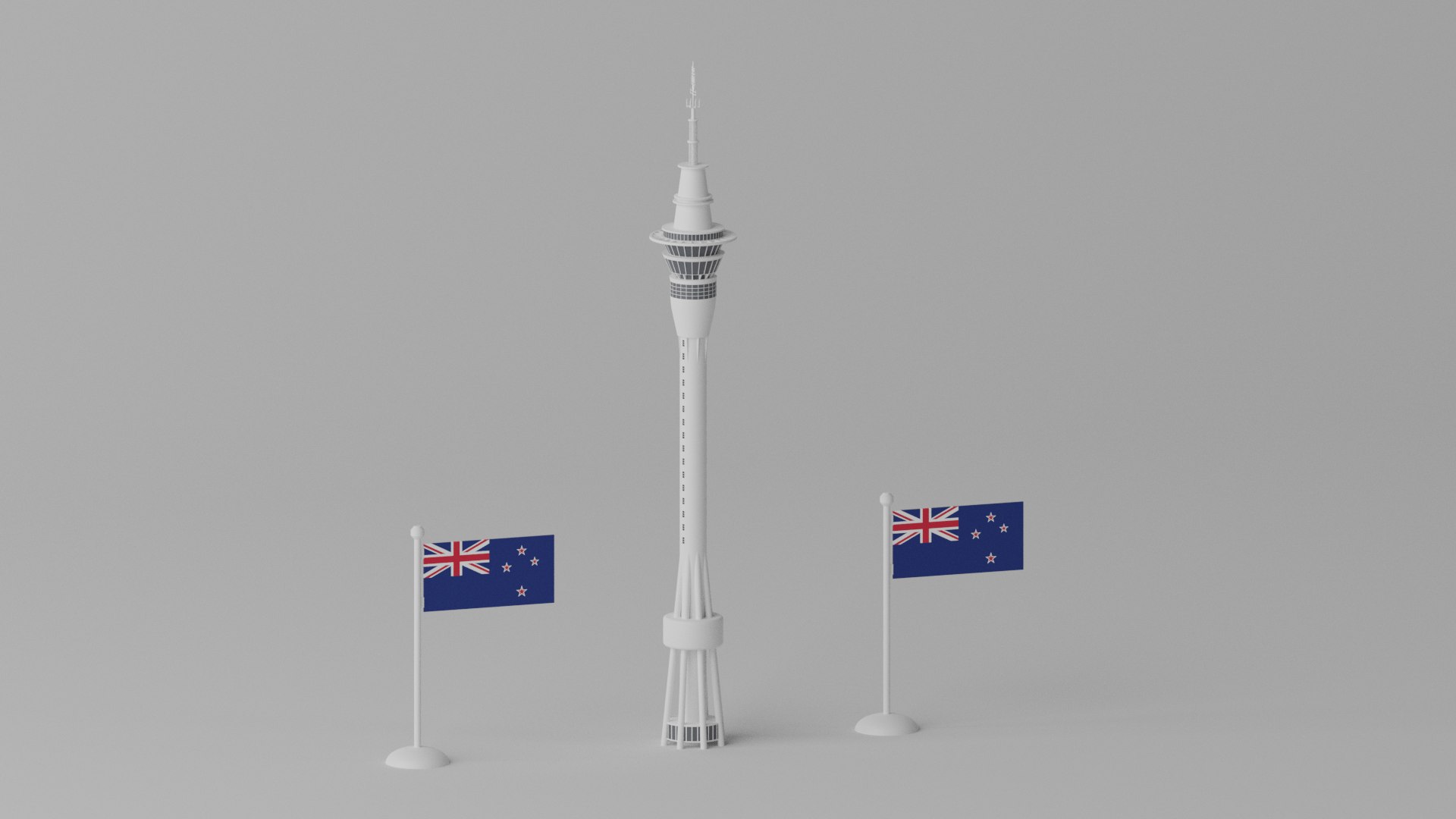 Sky Tower Auckland New Zealand 3D Model - TurboSquid 2207747