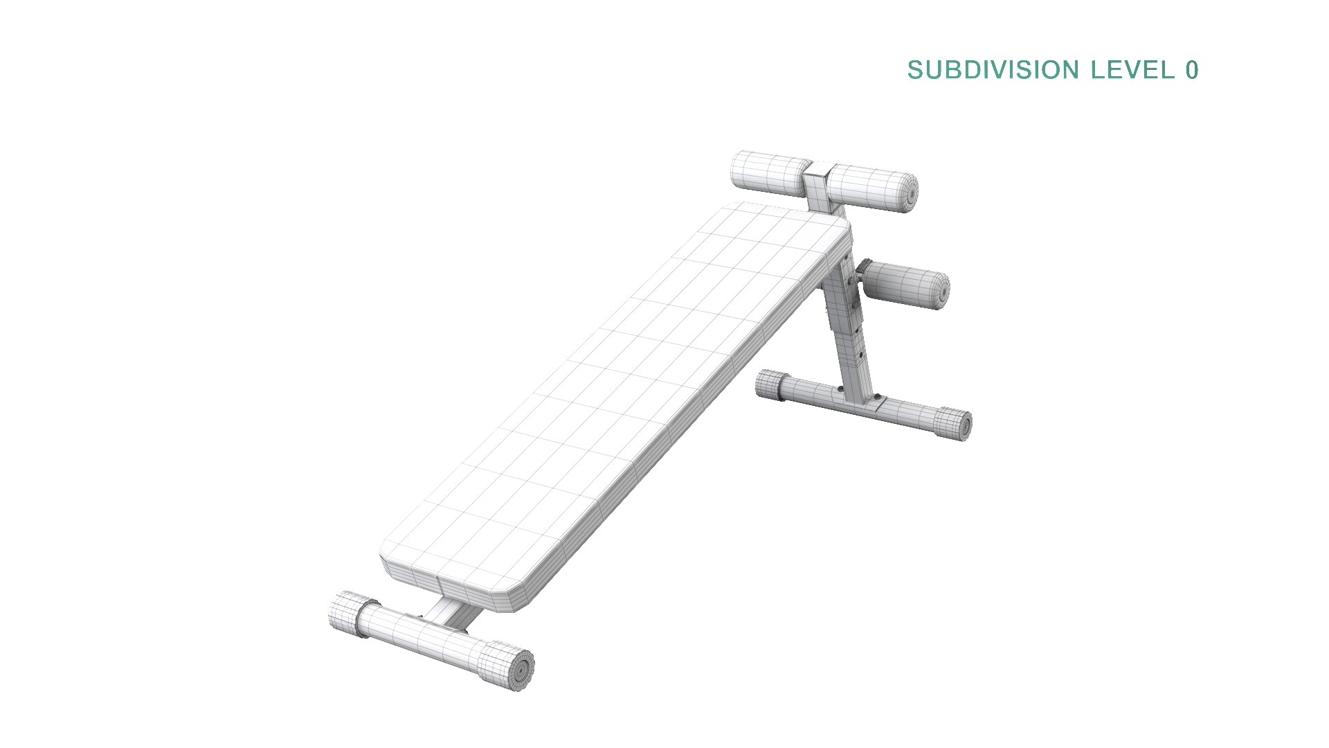3D Gym Bench Model - TurboSquid 1767050
