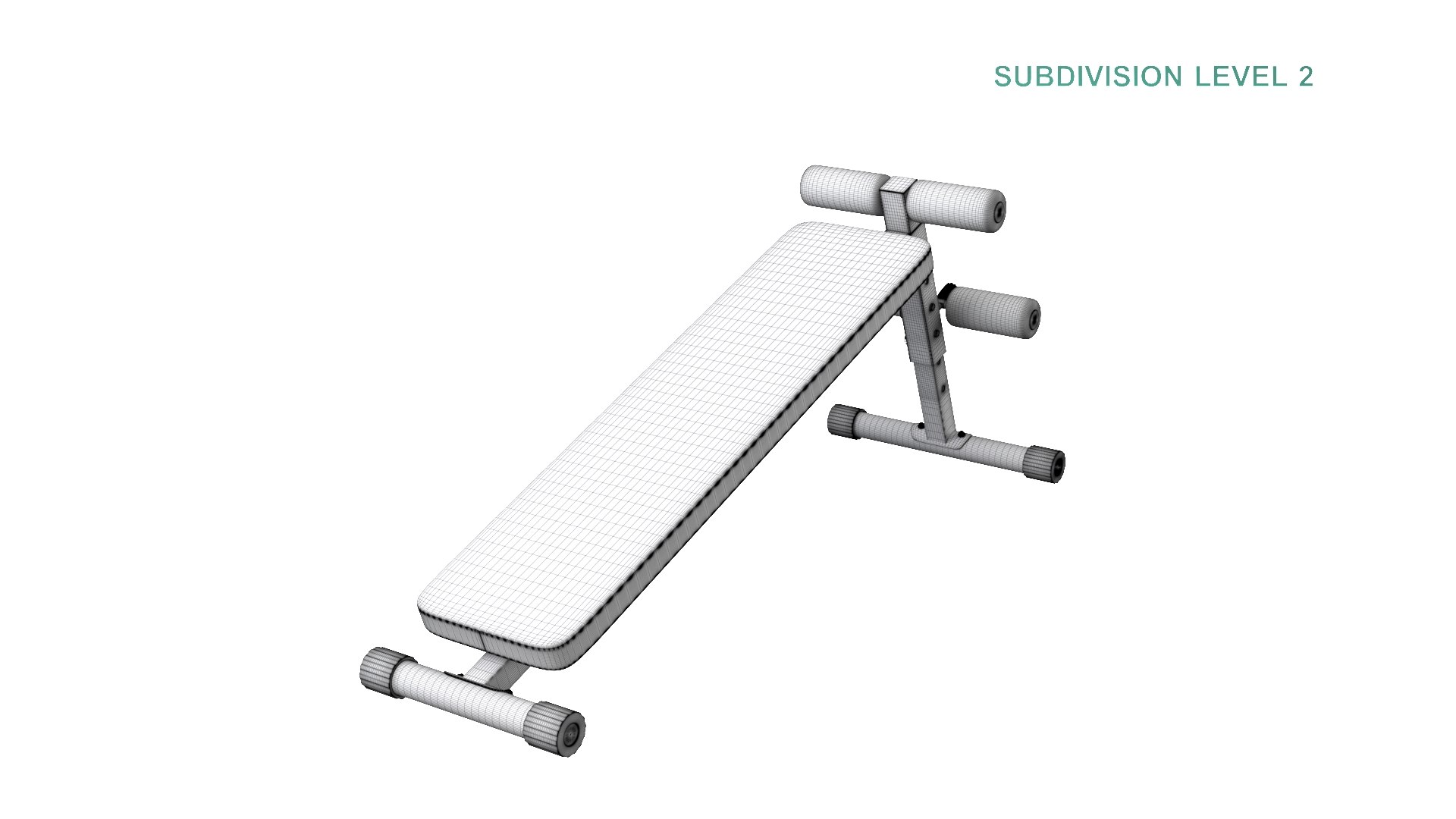 3D Gym Bench Model - TurboSquid 1767050
