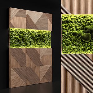 3D moss wall - TurboSquid 1275390