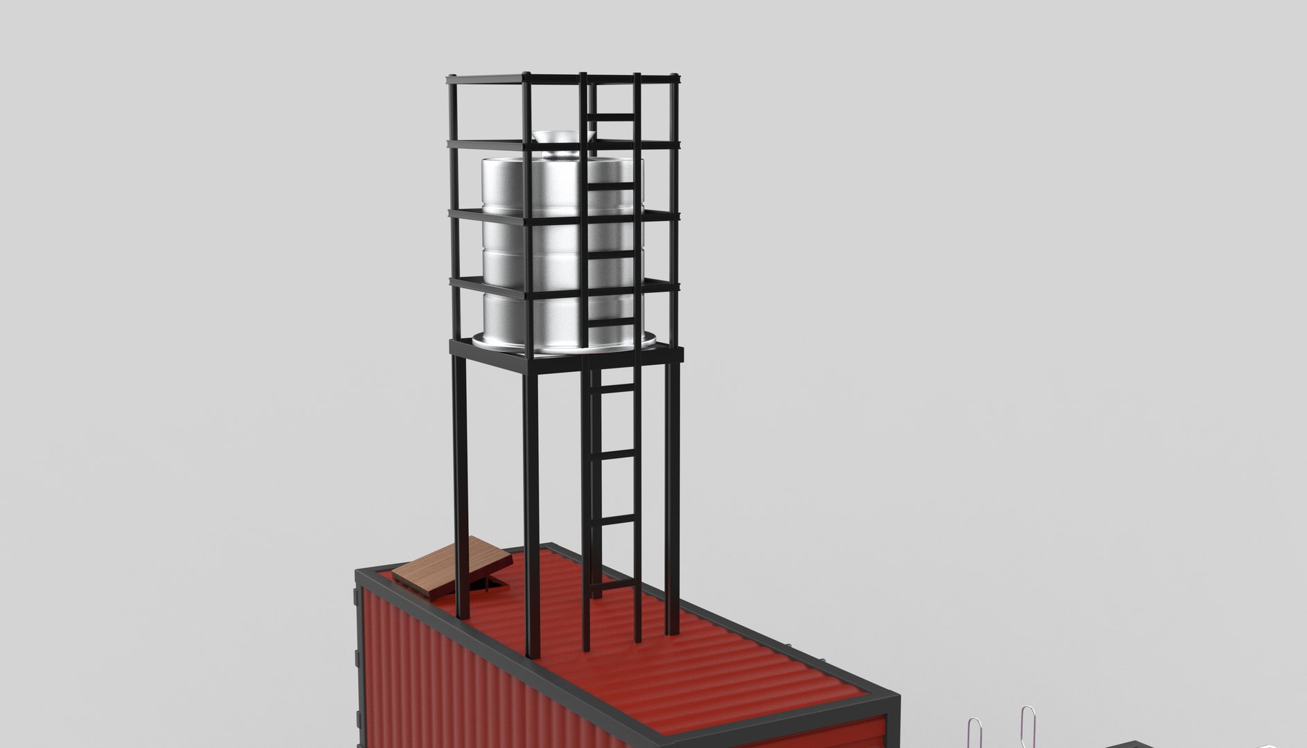 3D Shipping Container House 3D Model - TurboSquid 2398986
