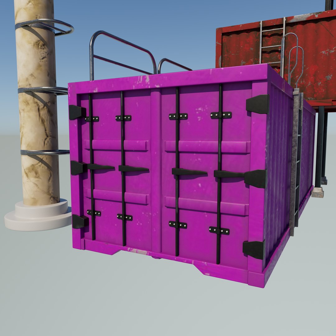 3D Shipping Container House 3D Model - TurboSquid 2398986