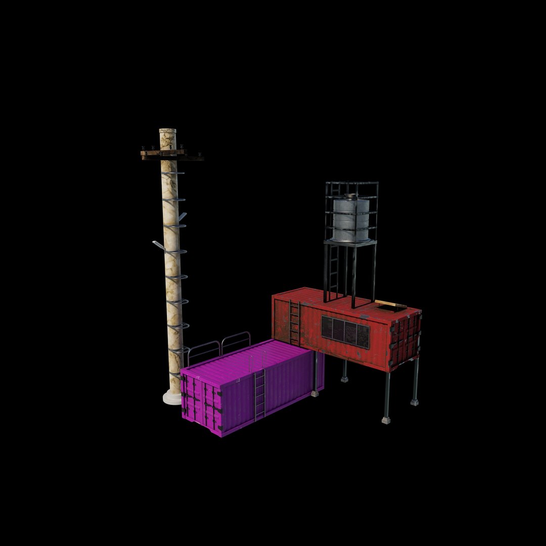 3D Shipping Container House 3D Model - TurboSquid 2398986