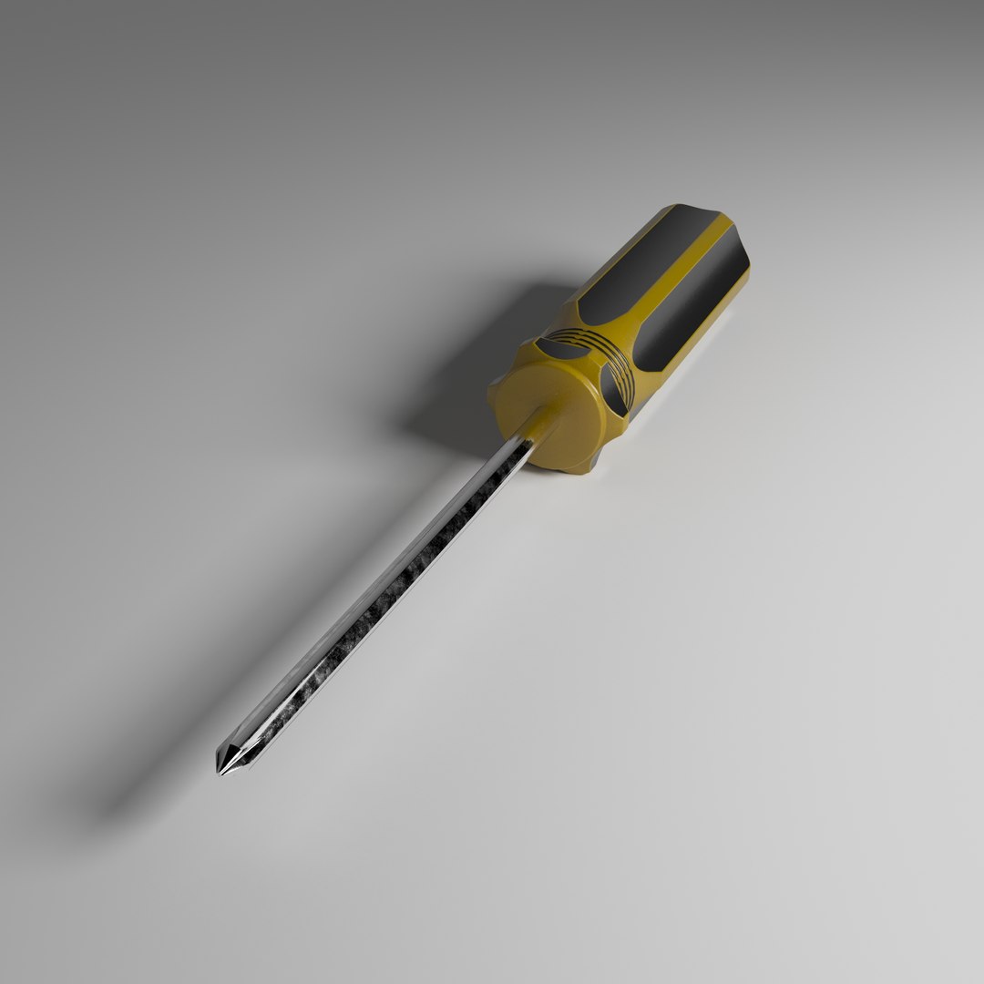3D Philip Head Screwdriver - TurboSquid 1370047