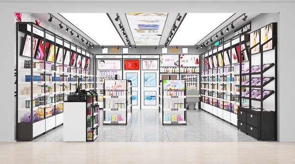 3D модель The market display shelf - TurboSquid 2037153