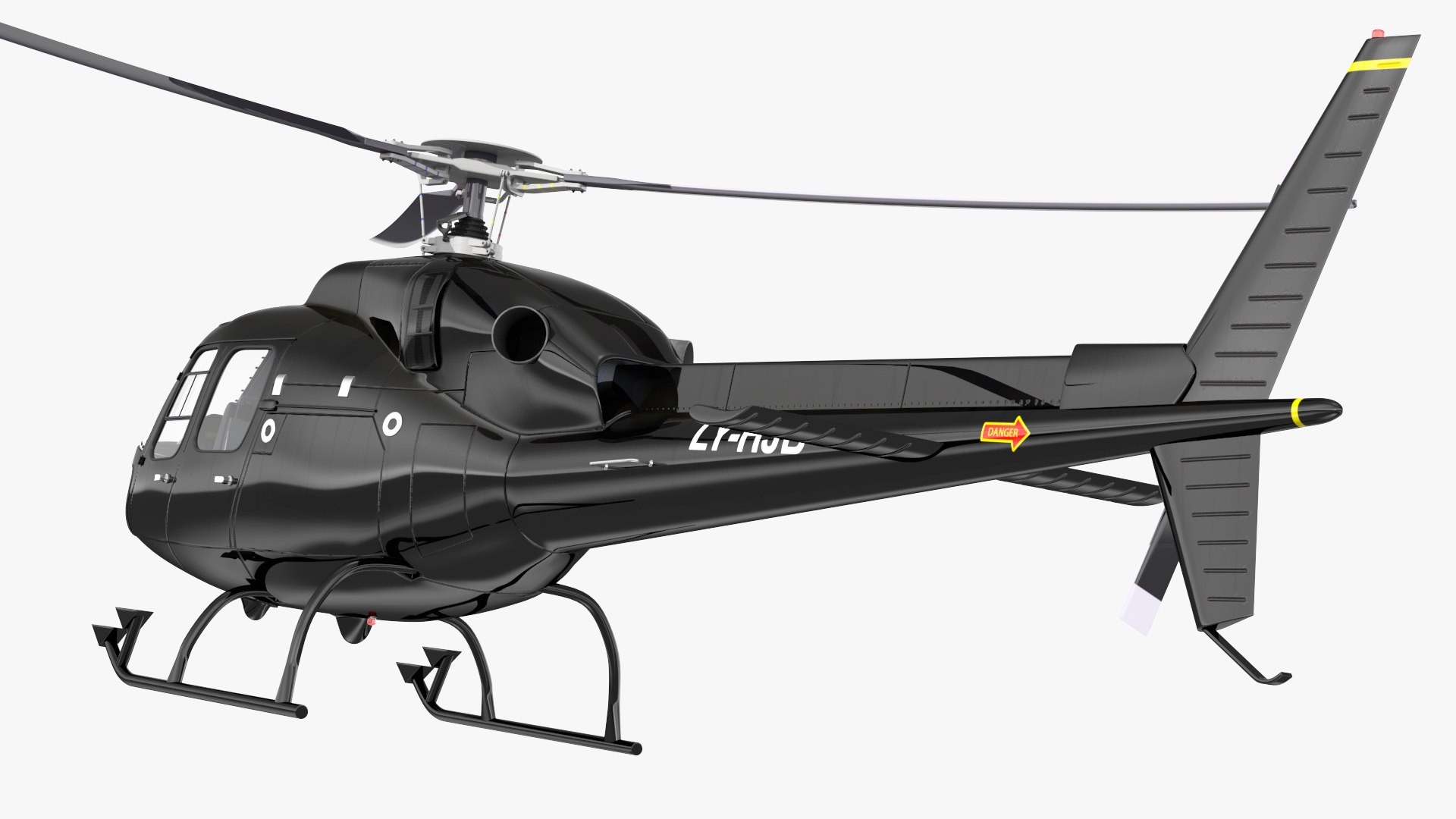 3D Helicopter Eurocopter AS355 Rigged Model - TurboSquid 2140586