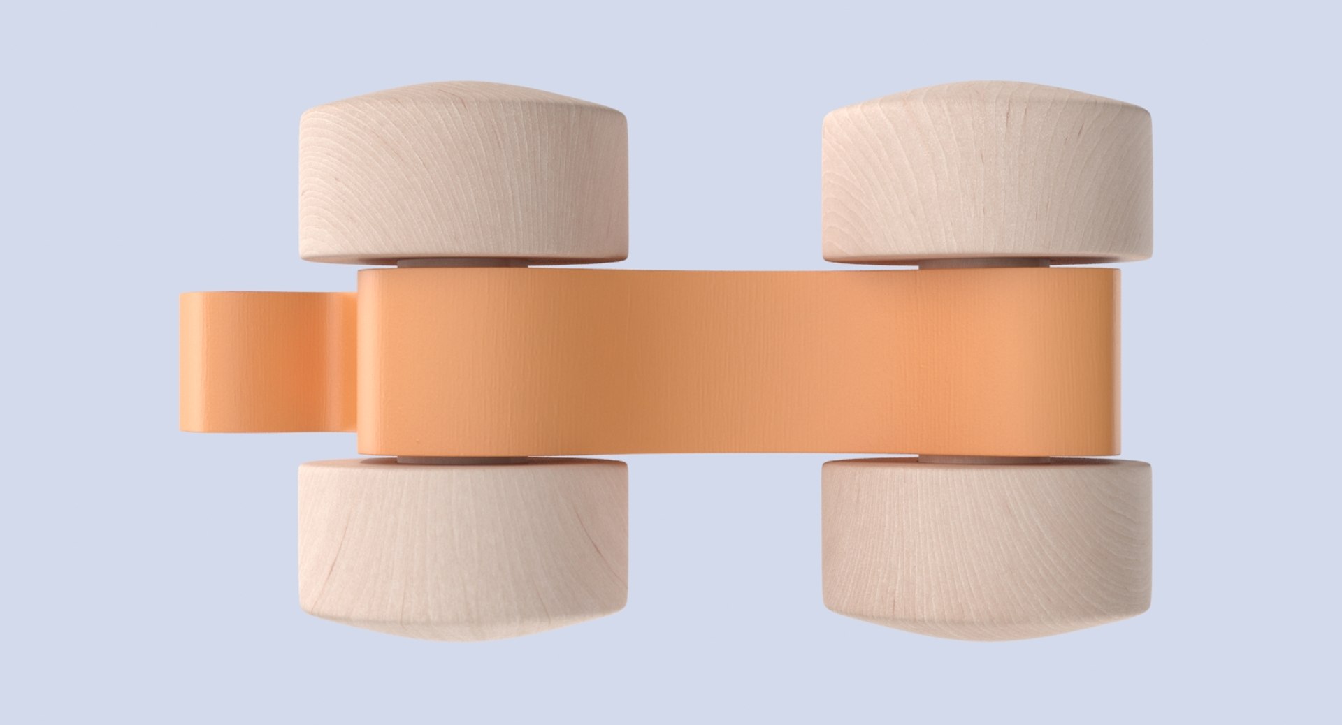 3d Model Baby-push-and-pull-animals---giraffe