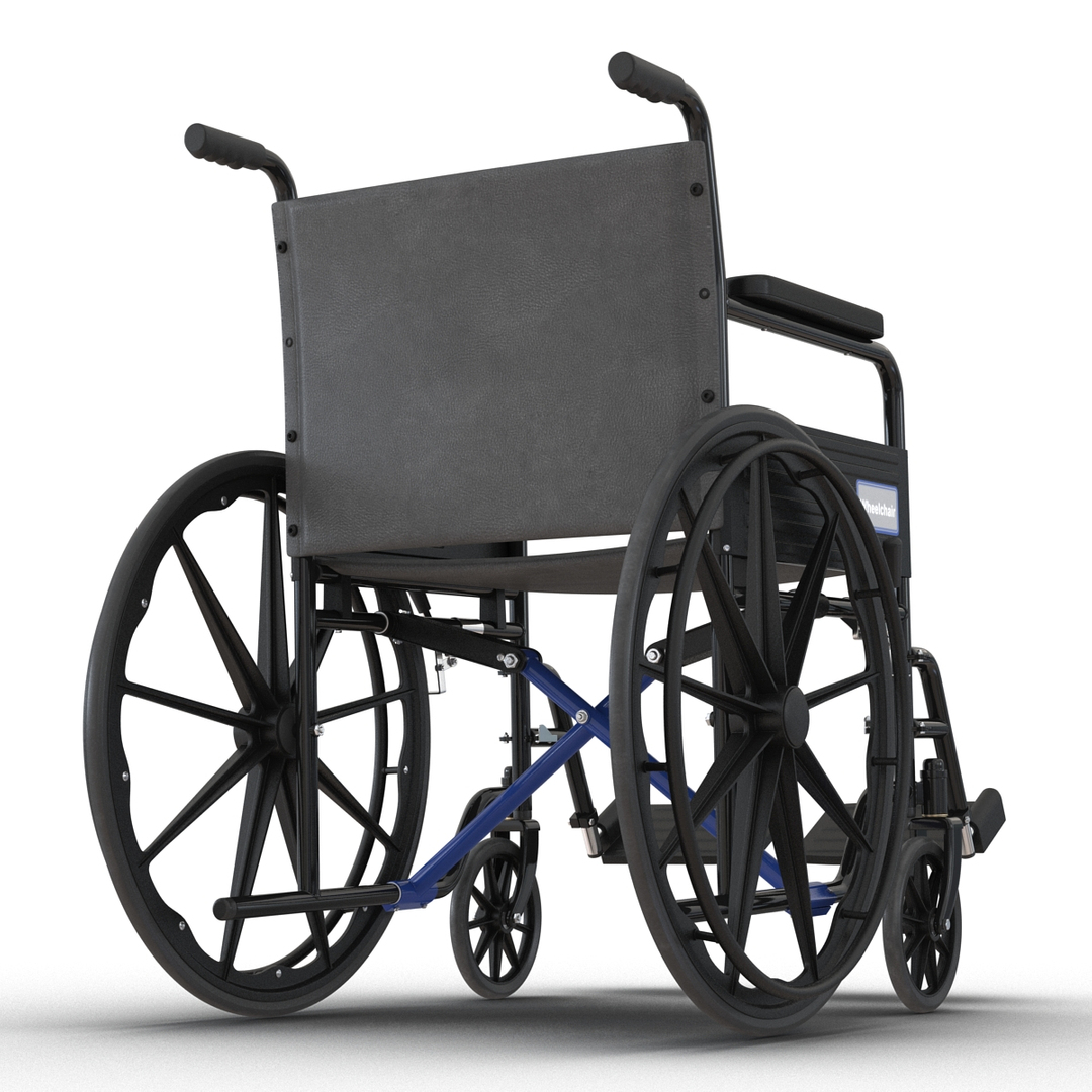 3D wheelchair rigged generic model - TurboSquid 1504553