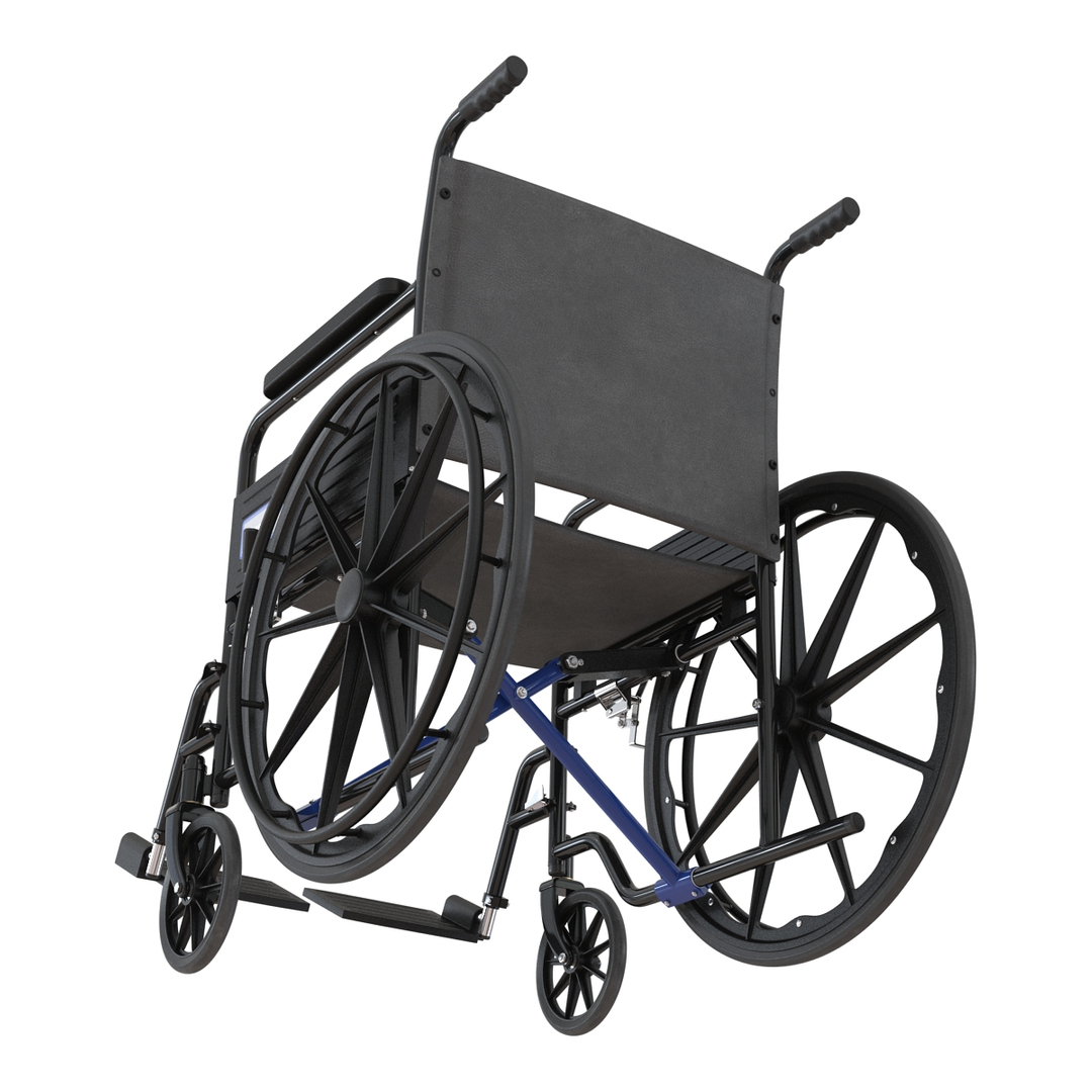 3D wheelchair rigged generic model - TurboSquid 1504553