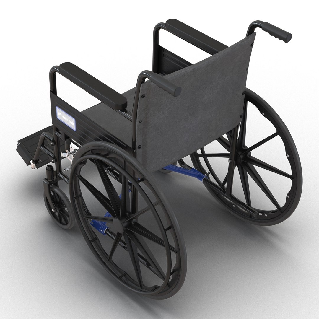 3D wheelchair rigged generic model - TurboSquid 1504553