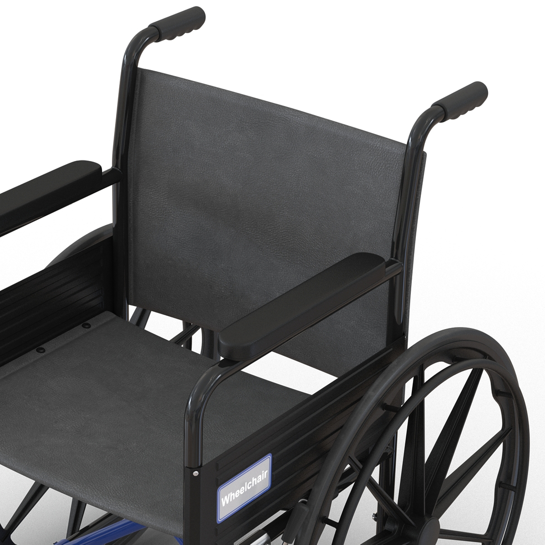 3D wheelchair rigged generic model - TurboSquid 1504553