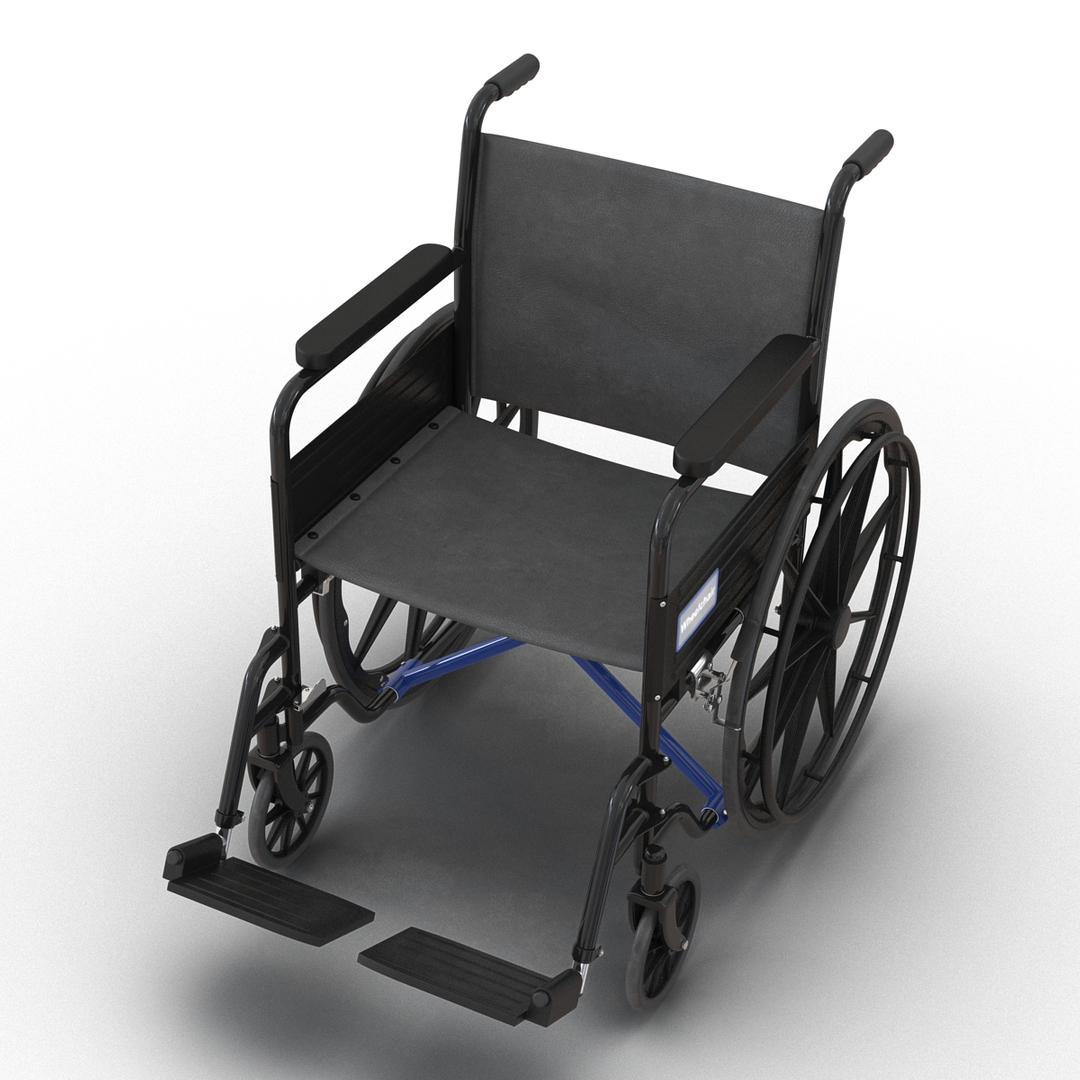 3D wheelchair rigged generic model - TurboSquid 1504553