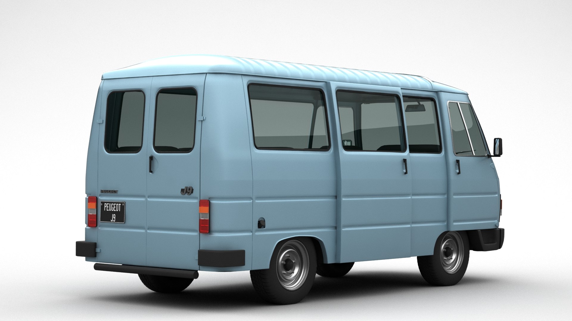 Peugeot J9 Minibus 1981 3D model - TurboSquid 2010894