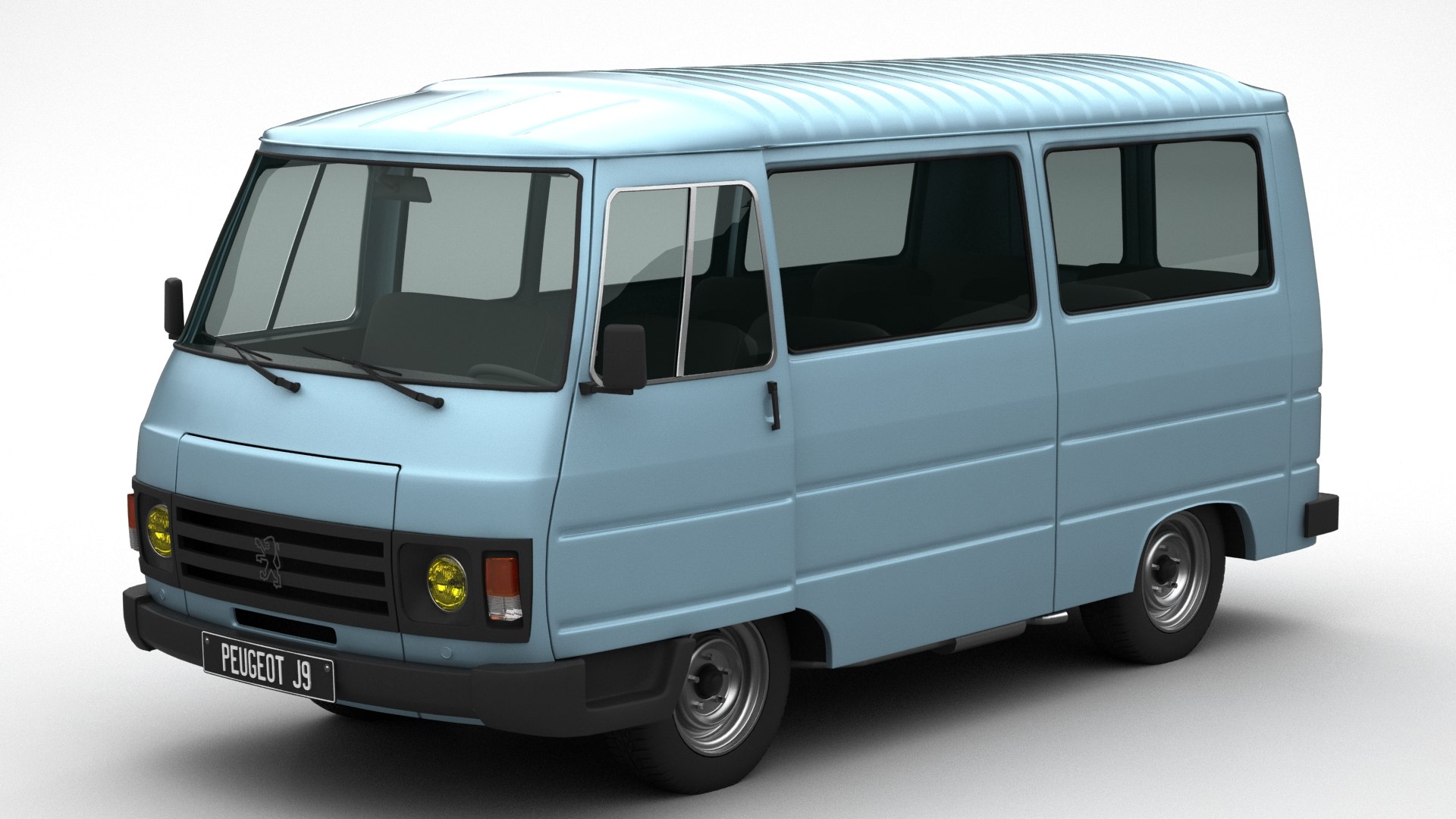 Peugeot J9 Minibus 1981 3D model - TurboSquid 2010894