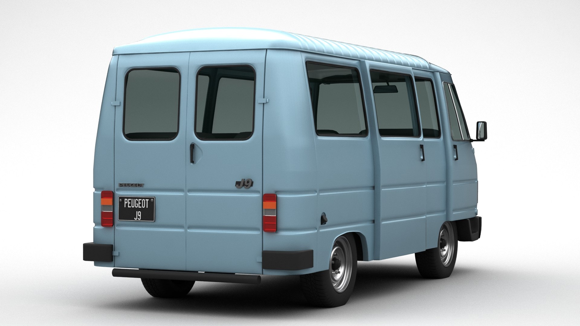 Peugeot J9 Minibus 1981 3D model - TurboSquid 2010894