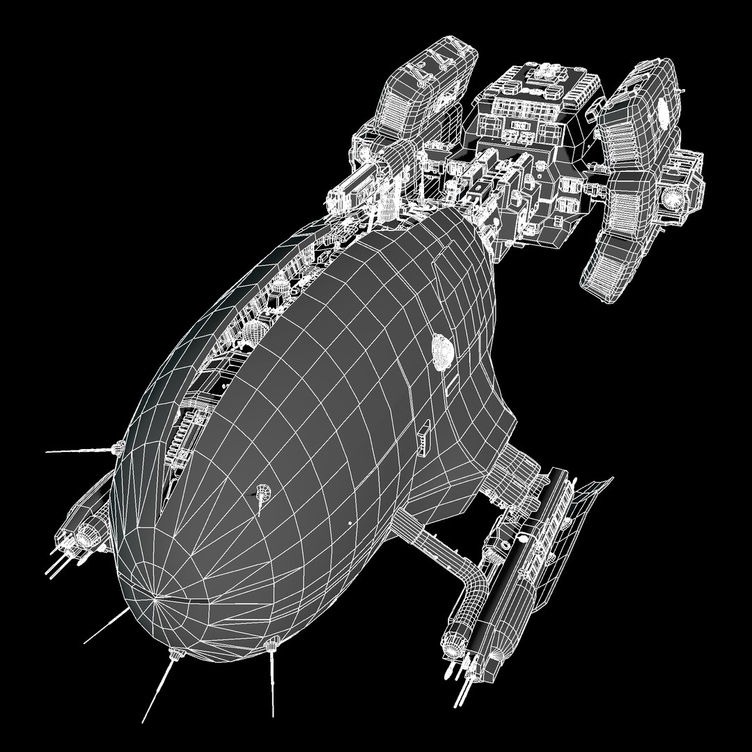 3D Star Freighter 03 Model - TurboSquid 2186746