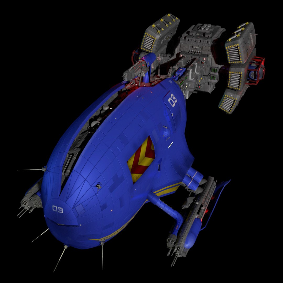 3D Star Freighter 03 Model - TurboSquid 2186746