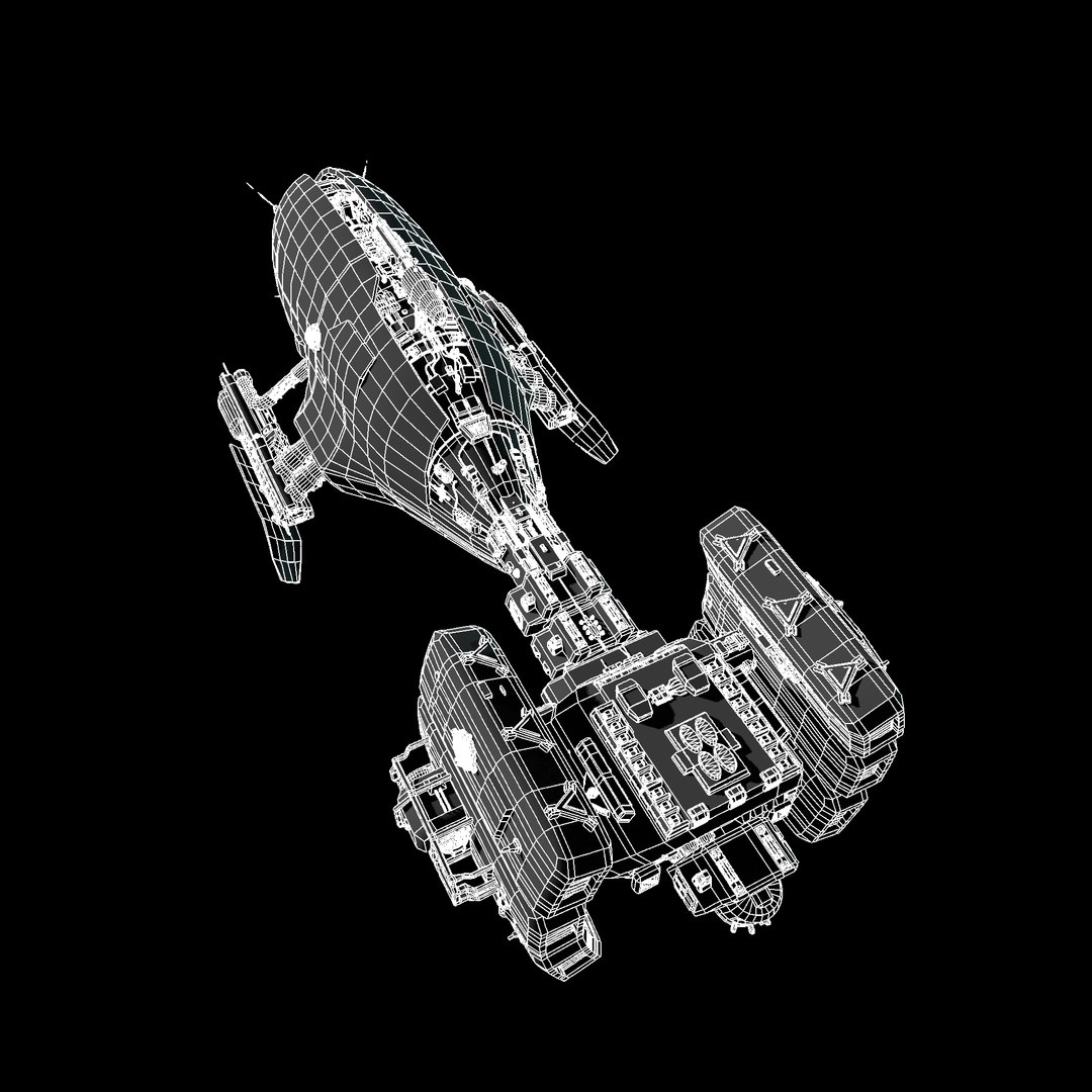 3D Star Freighter 03 Model - TurboSquid 2186746