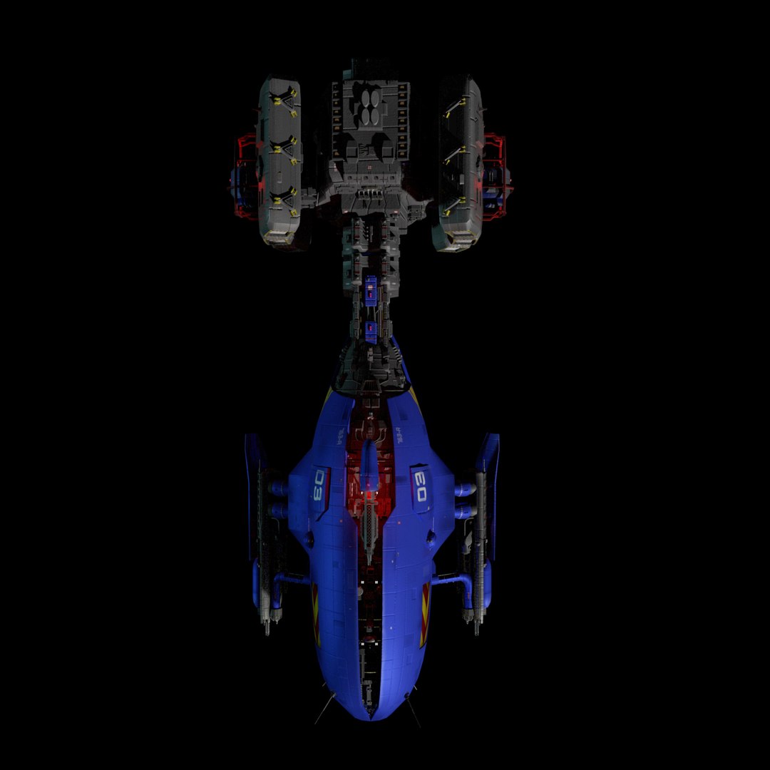 3D Star Freighter 03 Model - TurboSquid 2186746