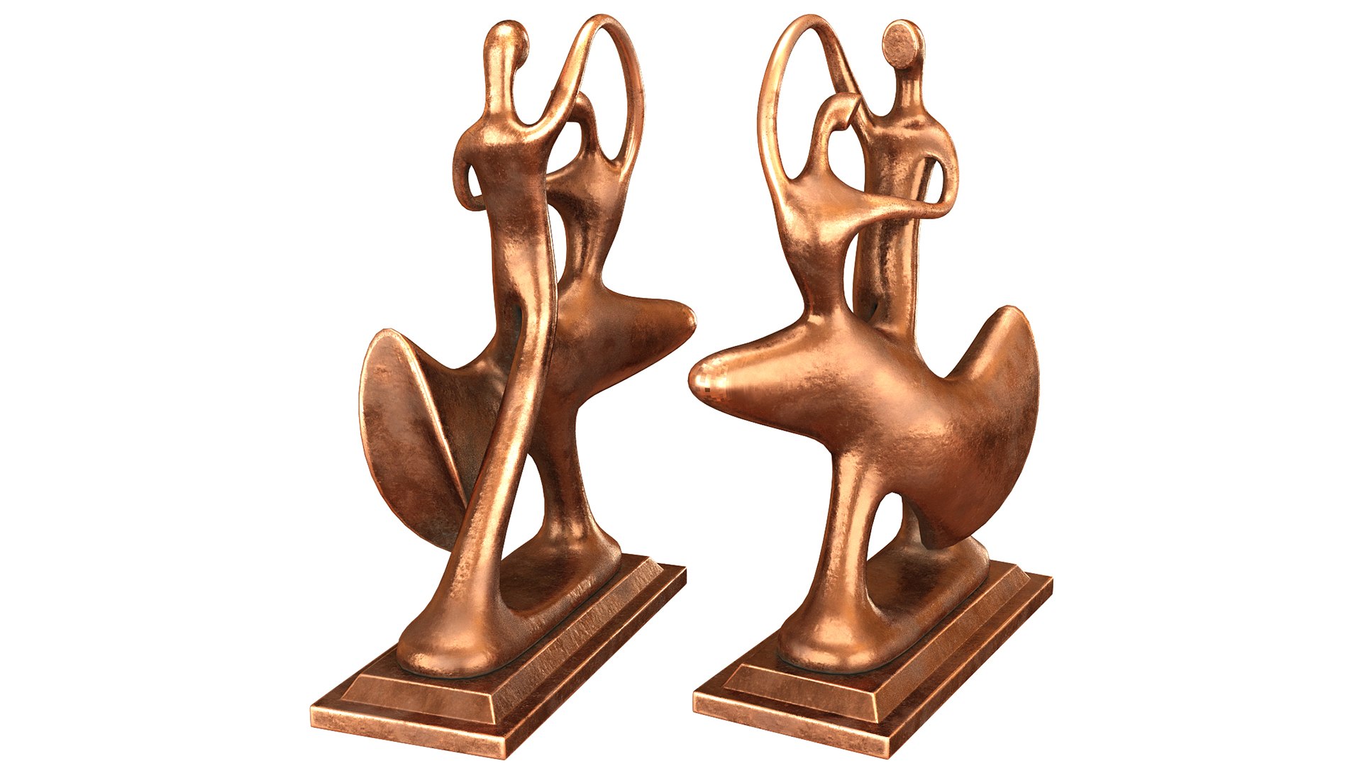 3D abstract-dancer-sculpture - TurboSquid 1823314