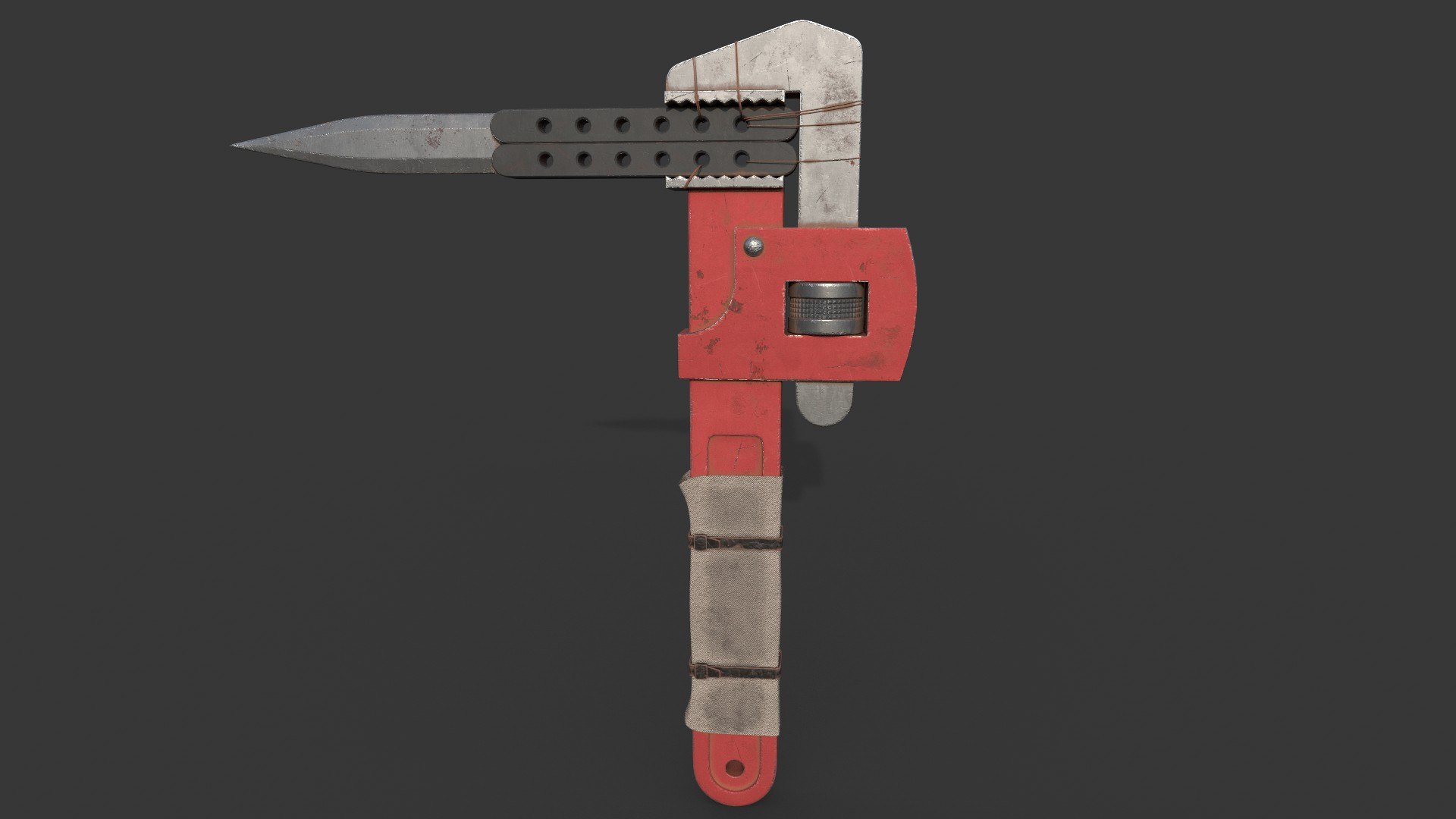 Wrench Weapon 3D Model - TurboSquid 2321776