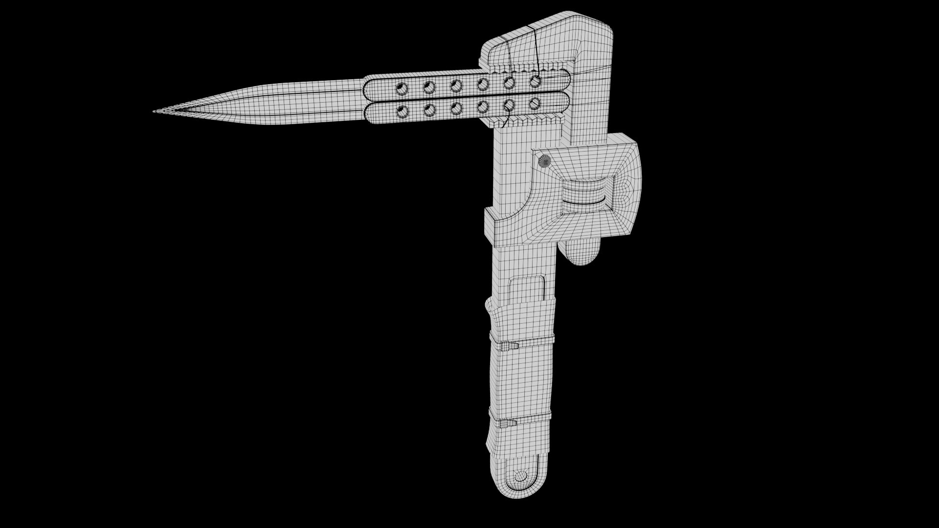 Wrench Weapon 3D Model - TurboSquid 2321776