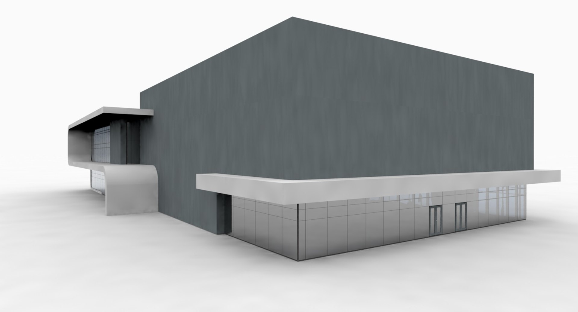 3D Model Sport Health Care Building - TurboSquid 1245335
