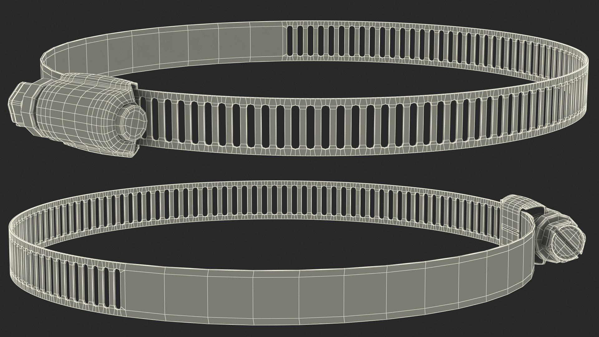 Adjustable Hose Clamp 78 101mm 3D Model - TurboSquid 1812082