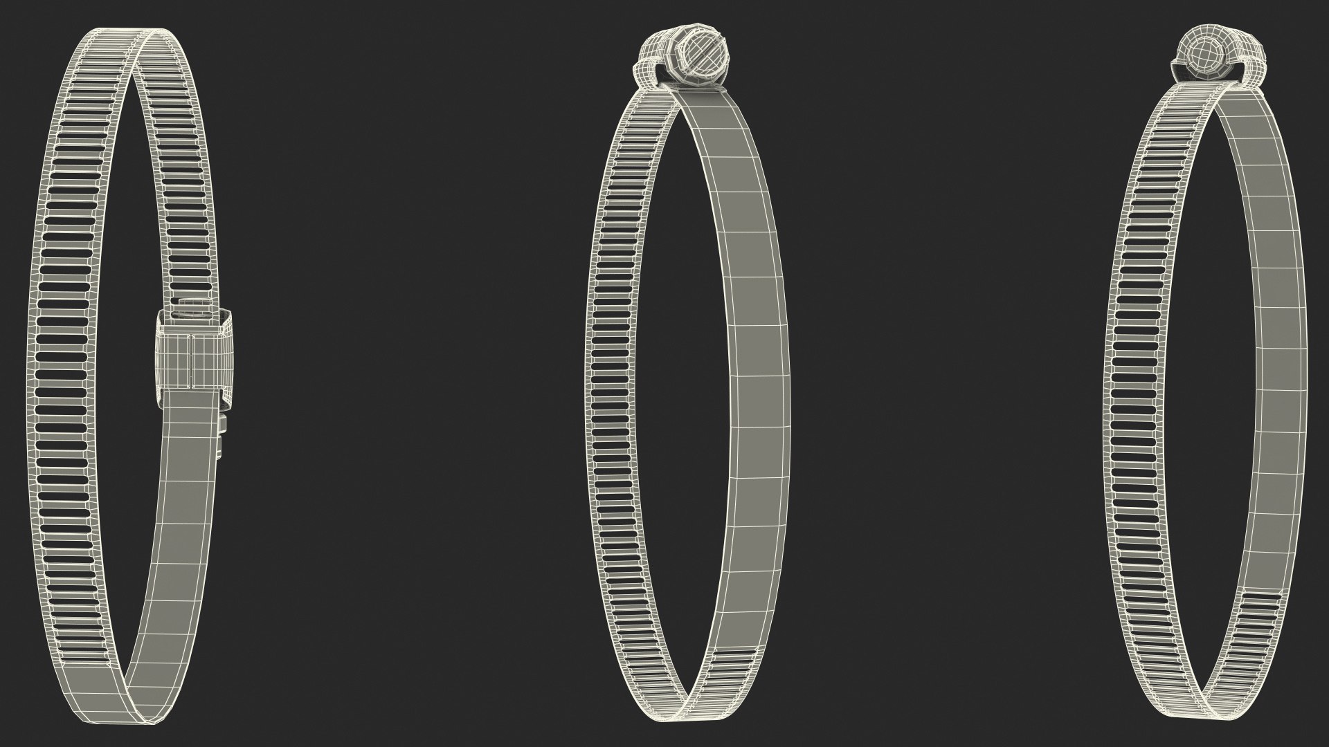 Adjustable Hose Clamp 78 101mm 3D Model - TurboSquid 1812082