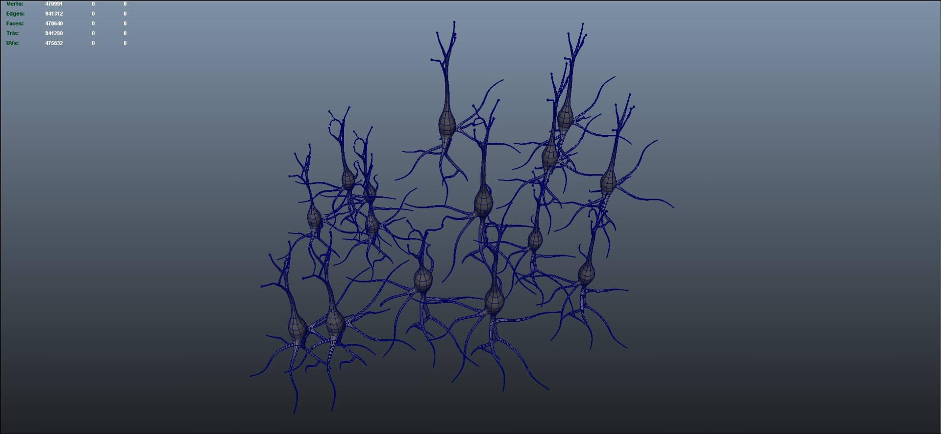 3D Neural Tissue Model - TurboSquid 1261525
