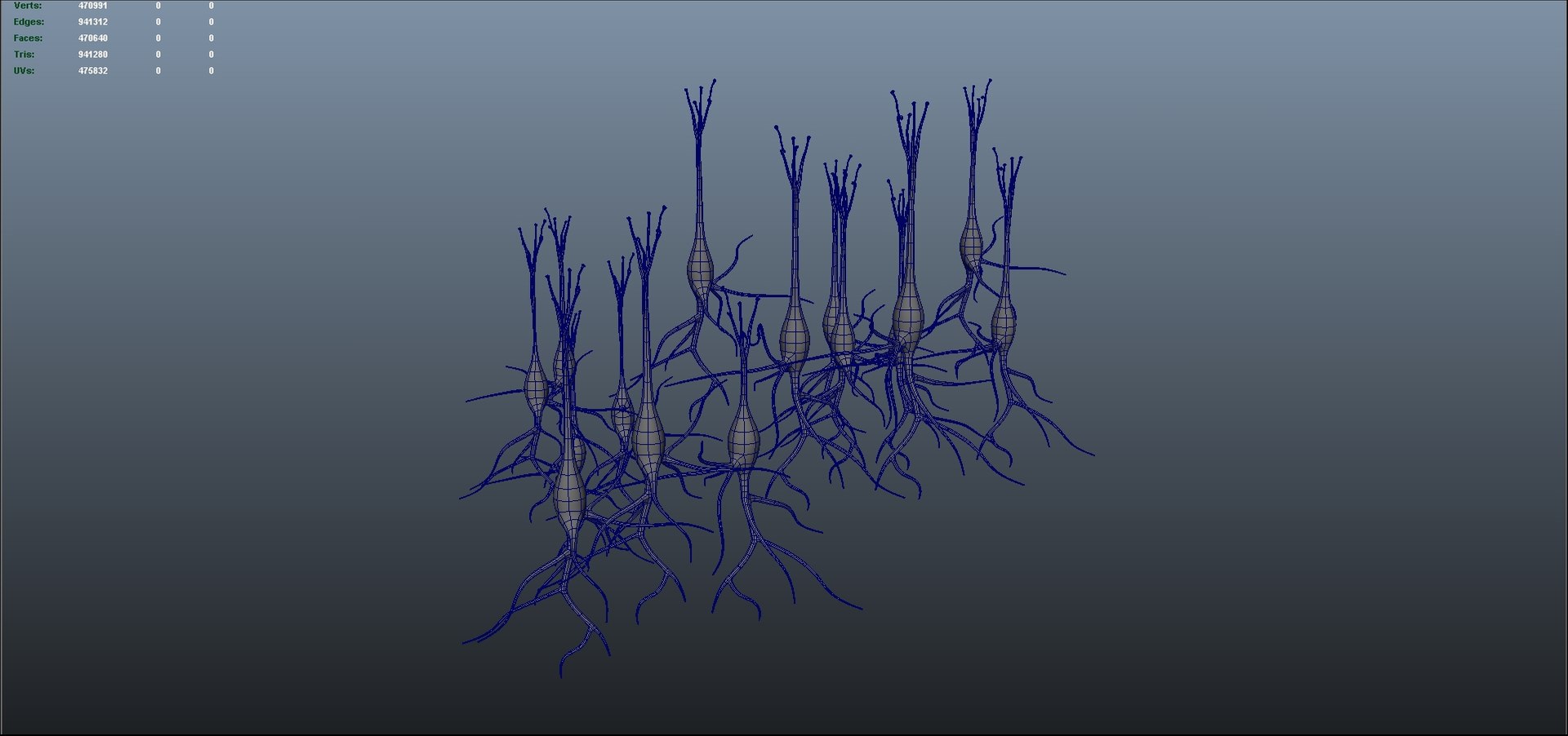 3D Neural Tissue Model - TurboSquid 1261525