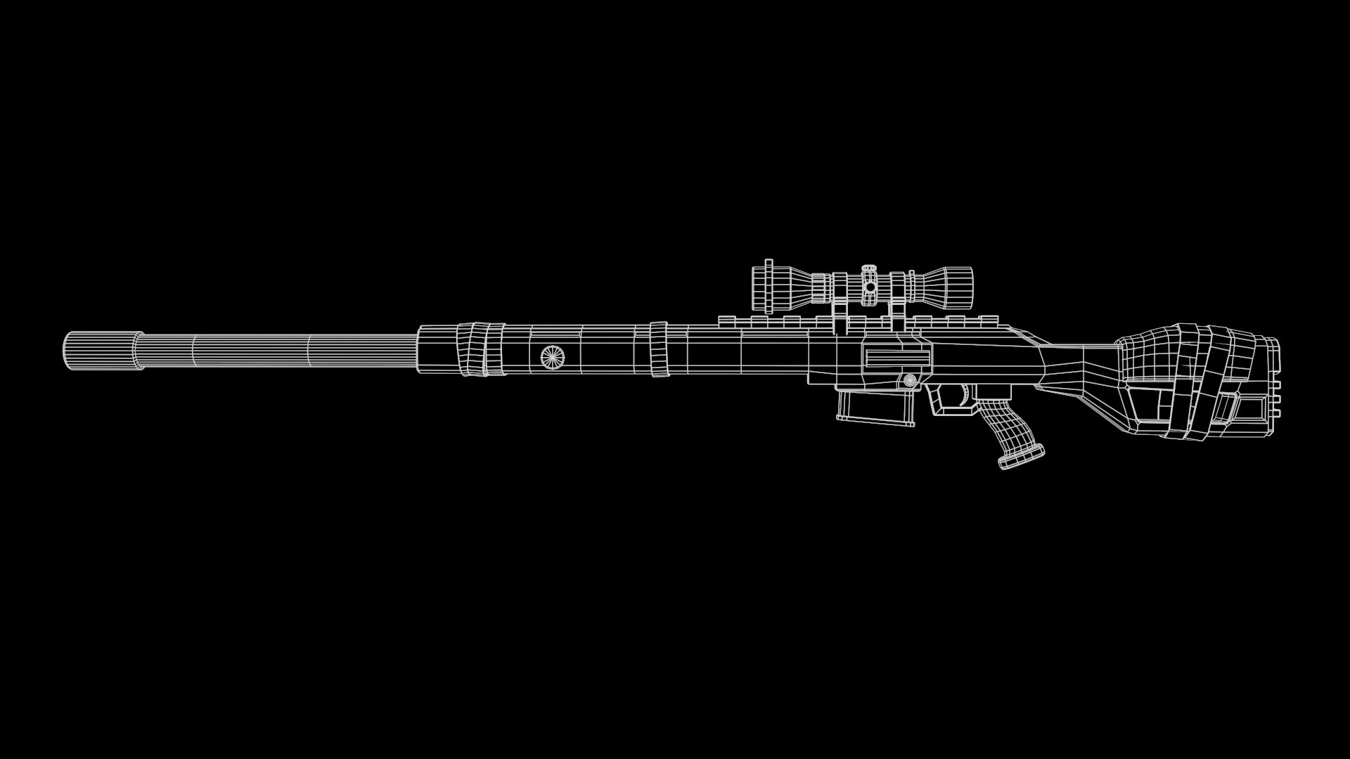 3D SVD Stylized Sniper model - TurboSquid 1844458