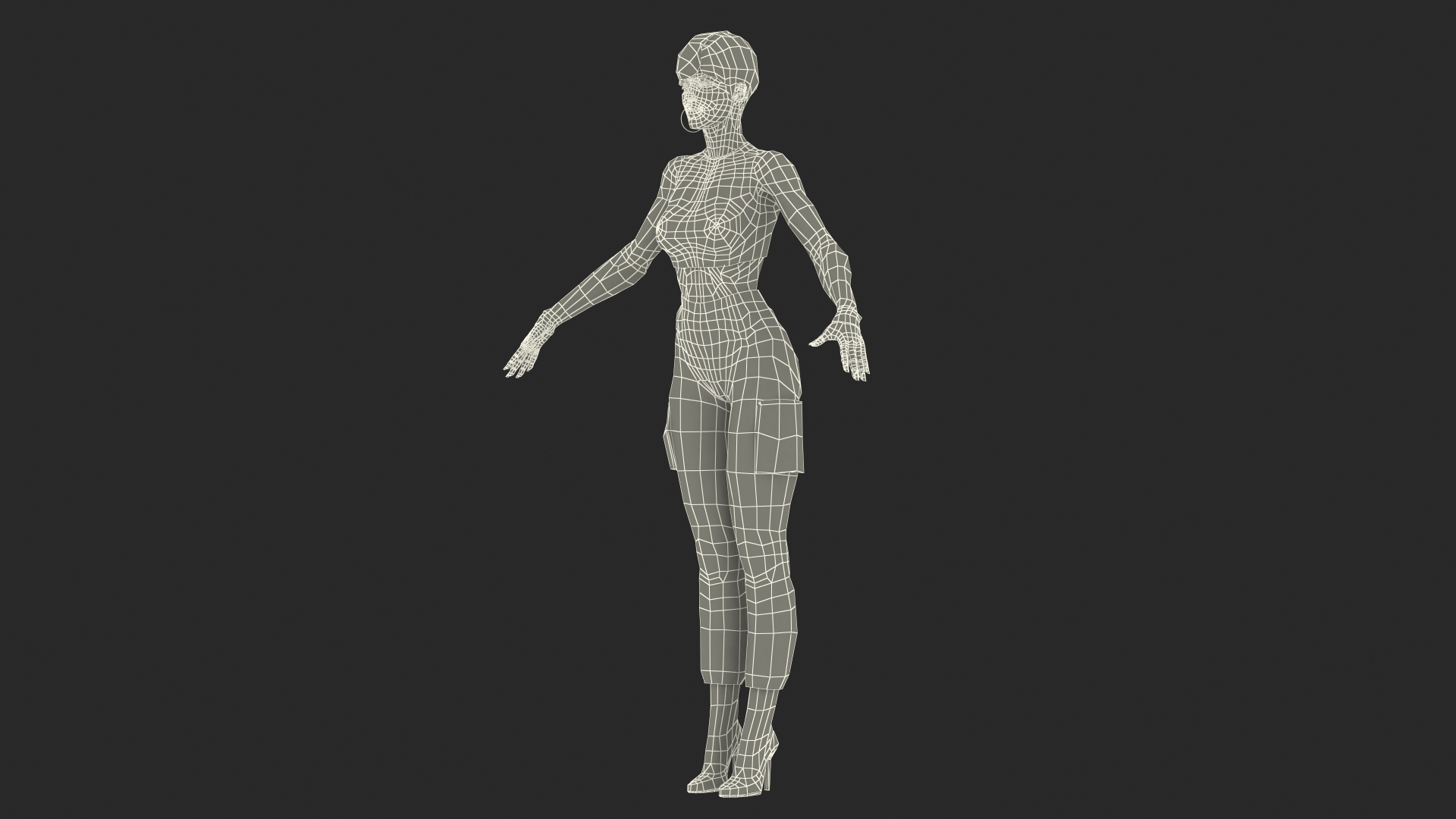 Woman Casual Clothes Female Rigged 3D Model - TurboSquid 1527990