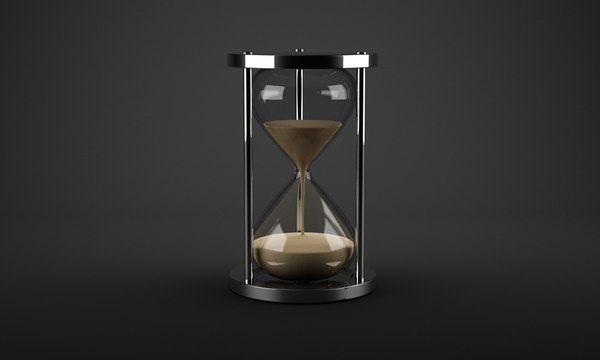 3d sand timer