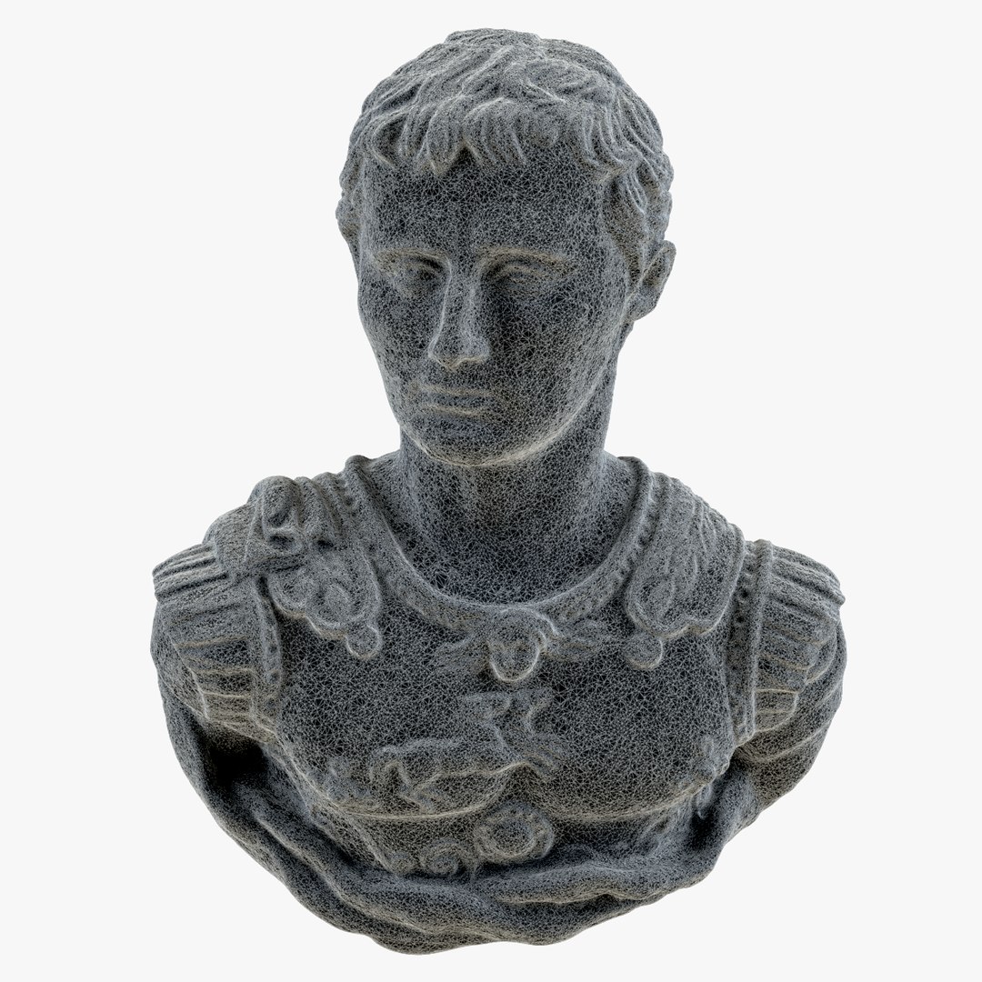 3d model of octavian caesar